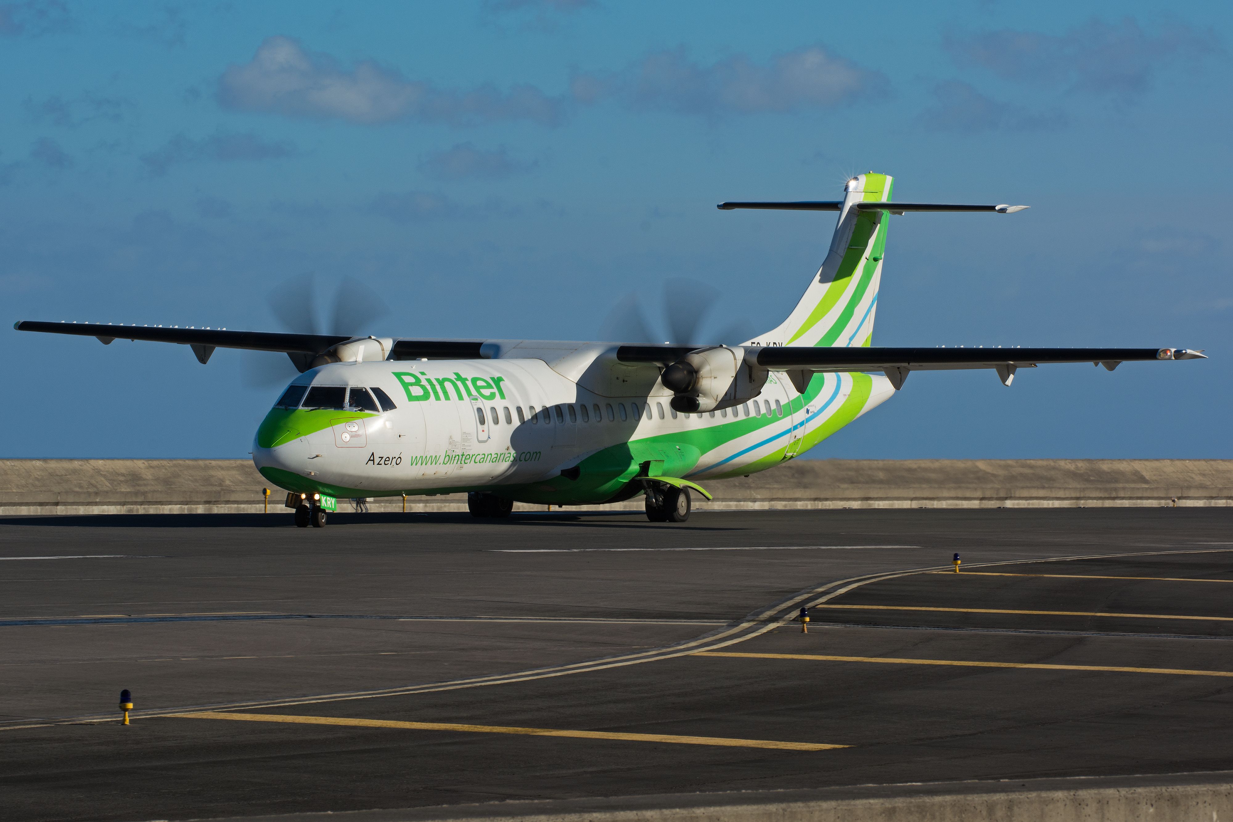 FlyCAA ATR 72 Comes Off The Runway In The Democratic Republic Of Congo
