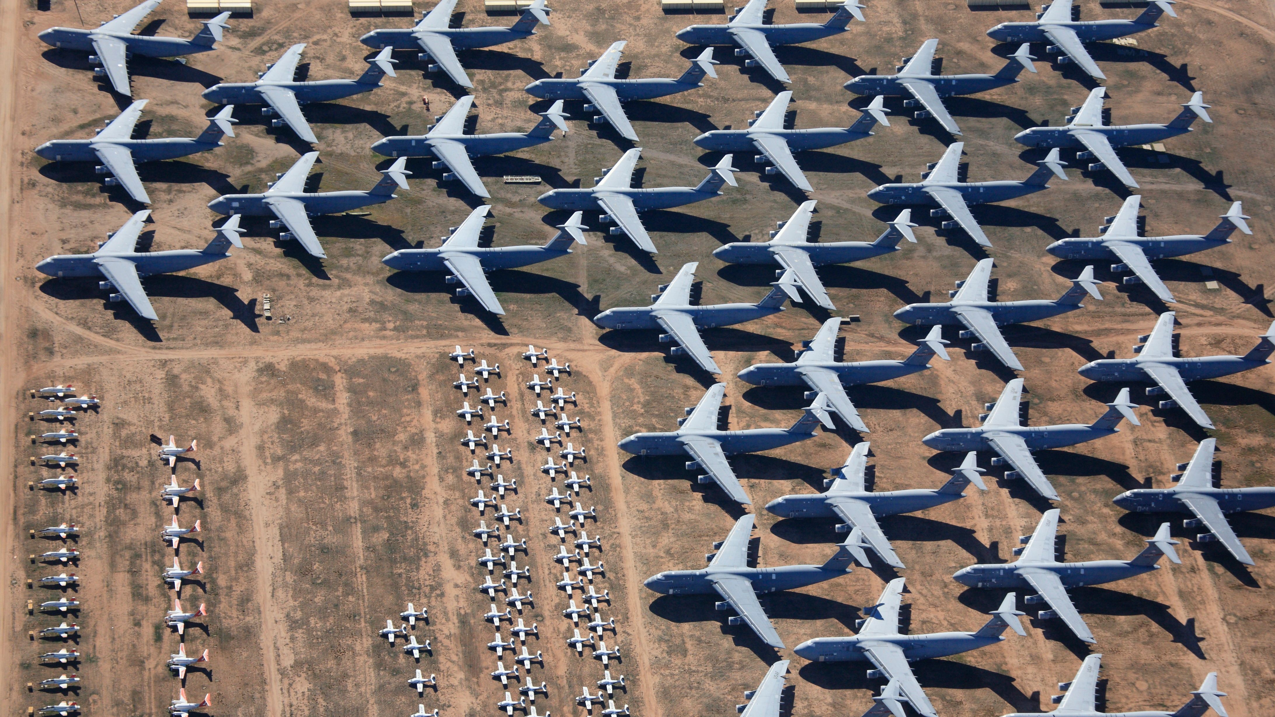Why Unused Aircraft Are Typically Stored In The Desert
