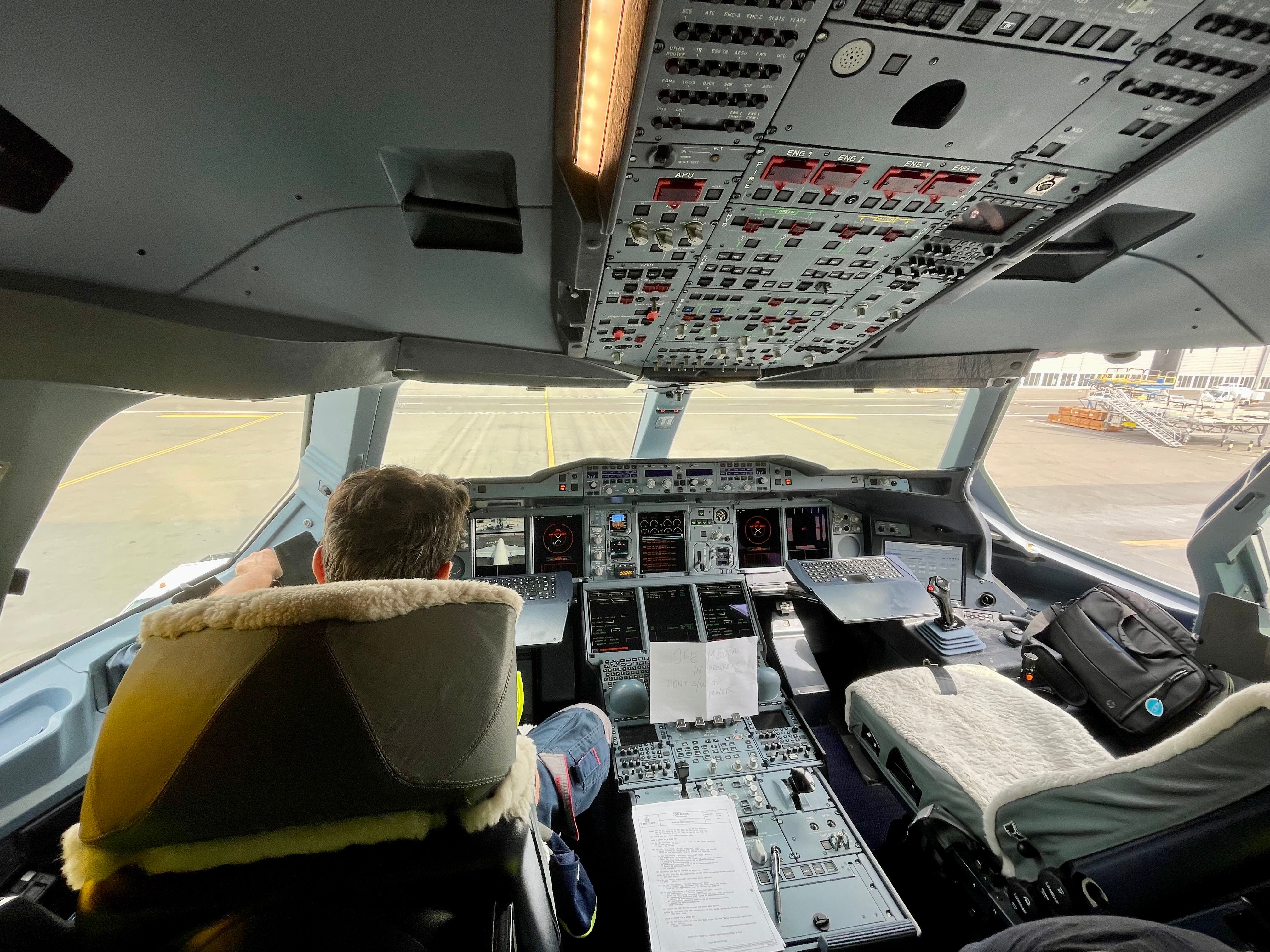 In Photos: Behind The Scenes Of An Emirates Airbus A380 Maintenance Check