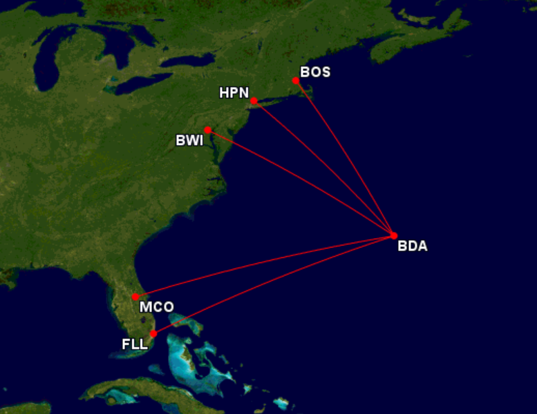 Baltimore Welcomes New International Service From BermudAir