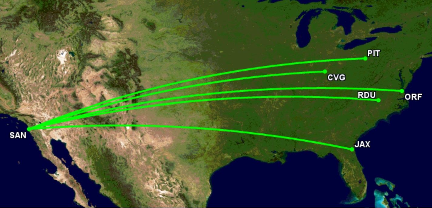 Go West: Breeze Airways Adds San Diego To Its Growing Network