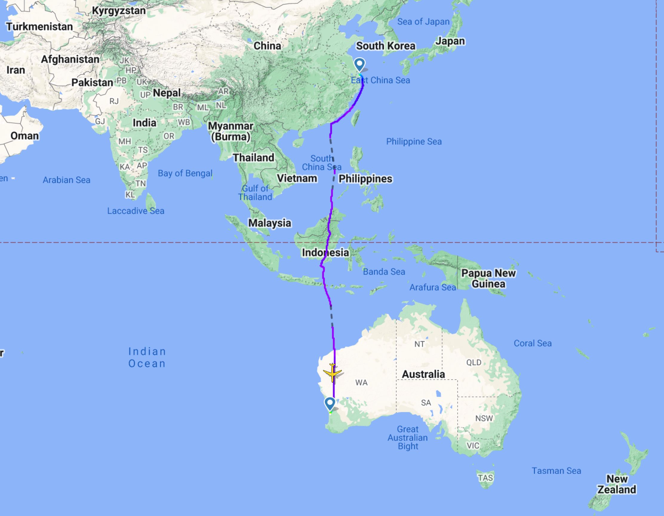 China Eastern Airbus A330 Brings Year Of The Dragon To Perth Airport