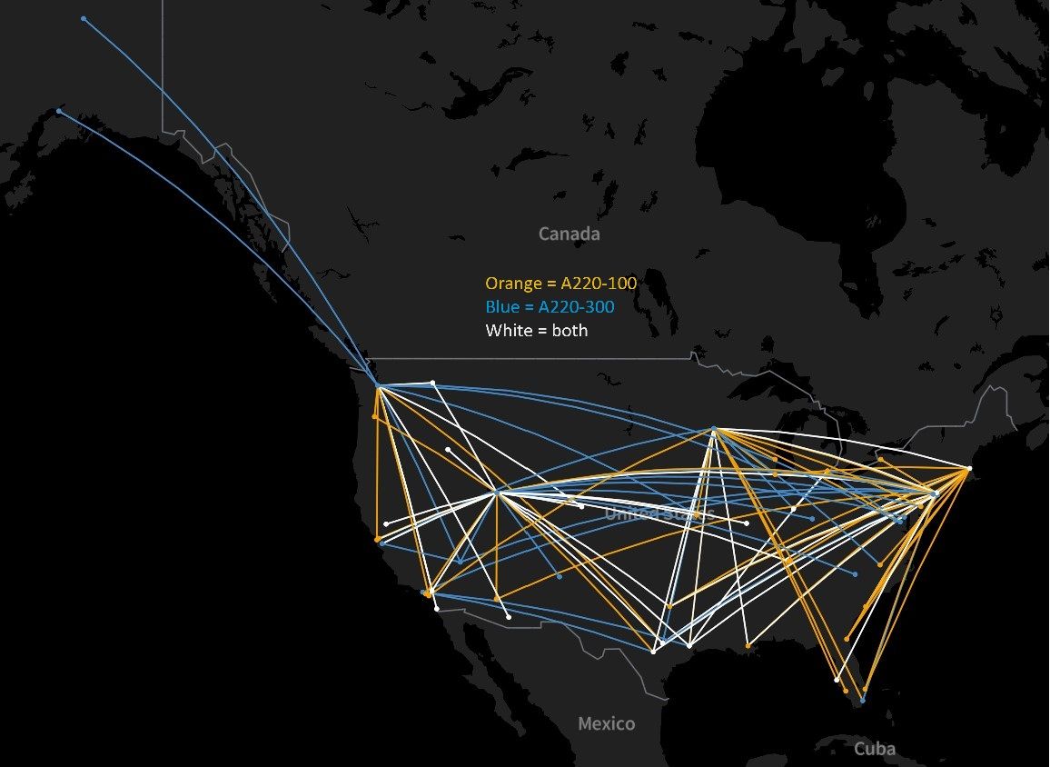 Delta Air Lines' Airbus A220s: How Does The World's Largest User Put ...