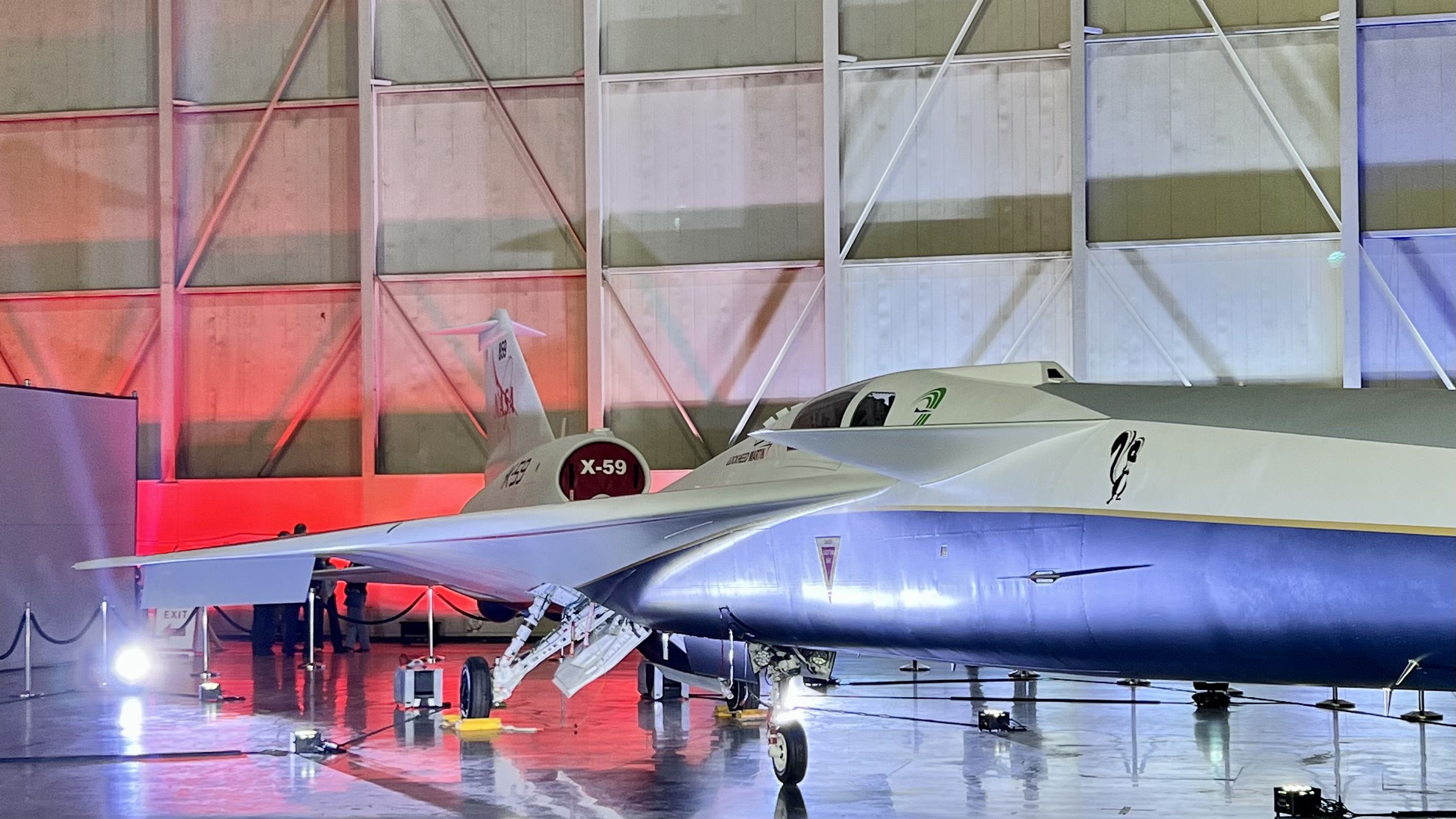 NASA and Lockheed Martin Unveil X-59 Supersonic Jet