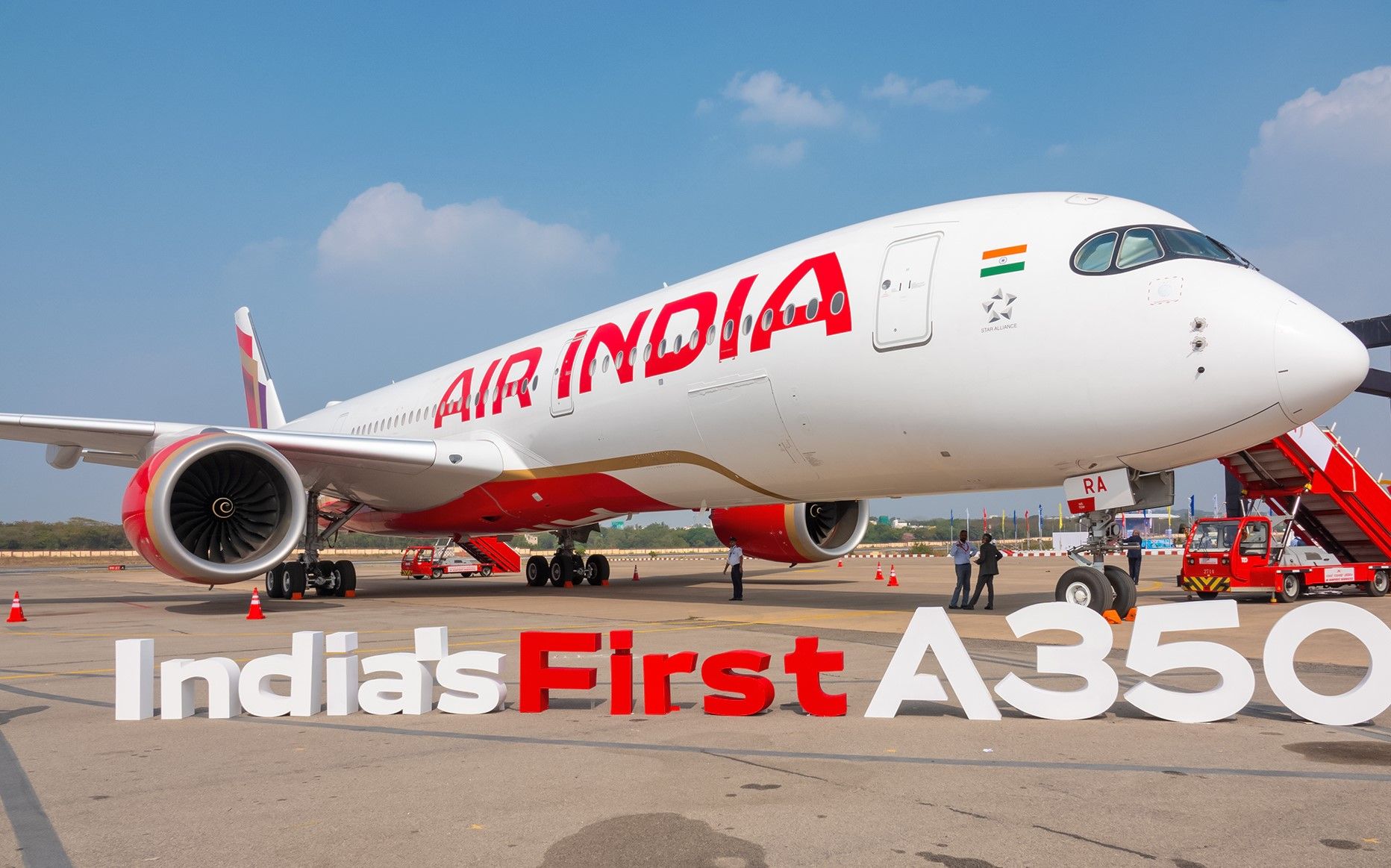 2nd Airbus A350-900 Delivered To Air India