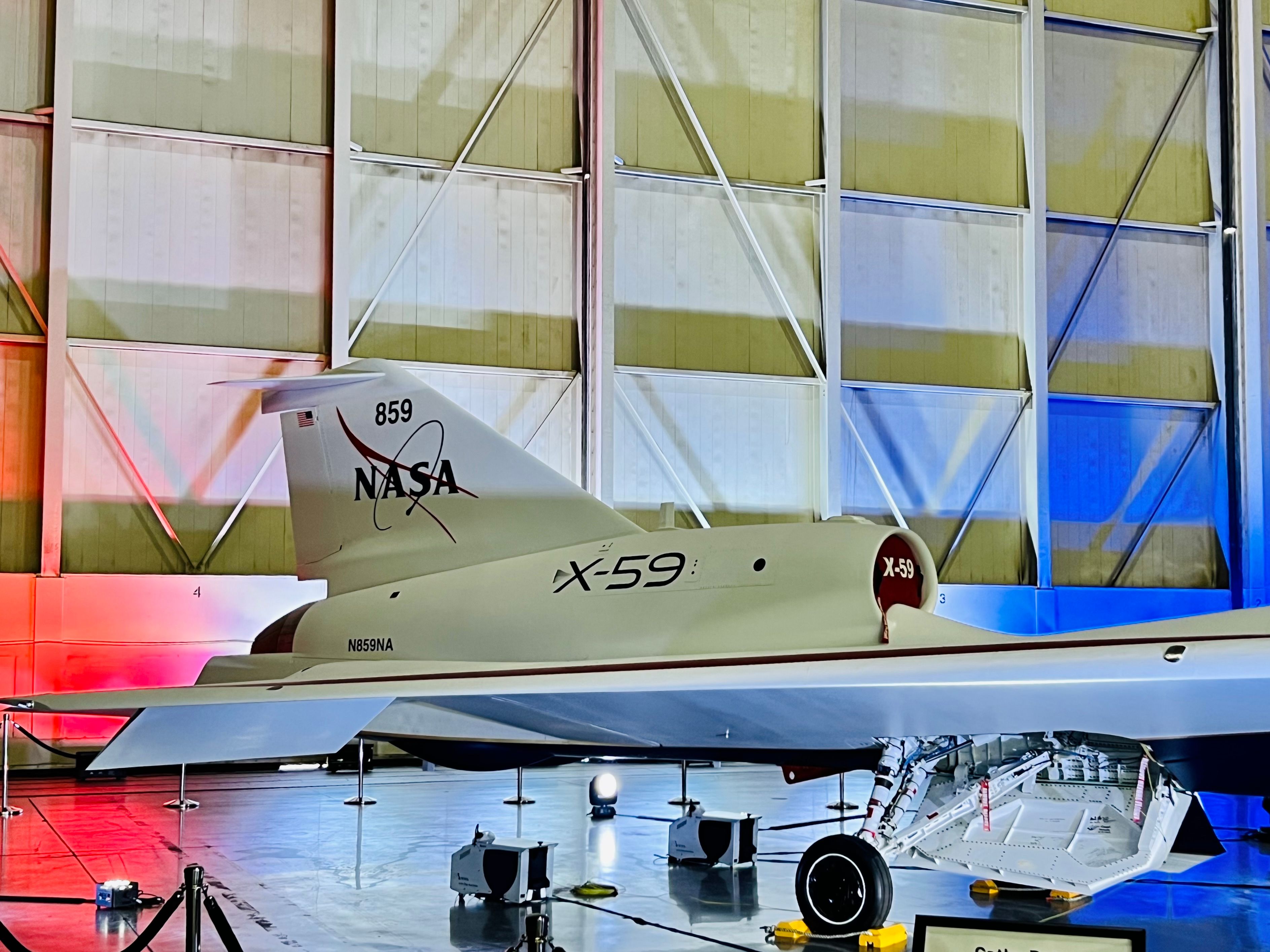 NASA and Lockheed Martin Unveil X-59 Supersonic Jet