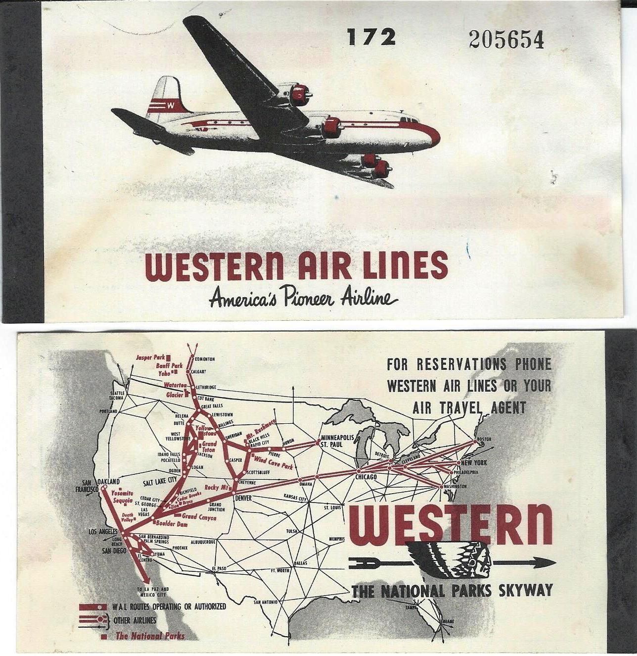 Western Airlines: All The Aircraft It Flew Over The Years