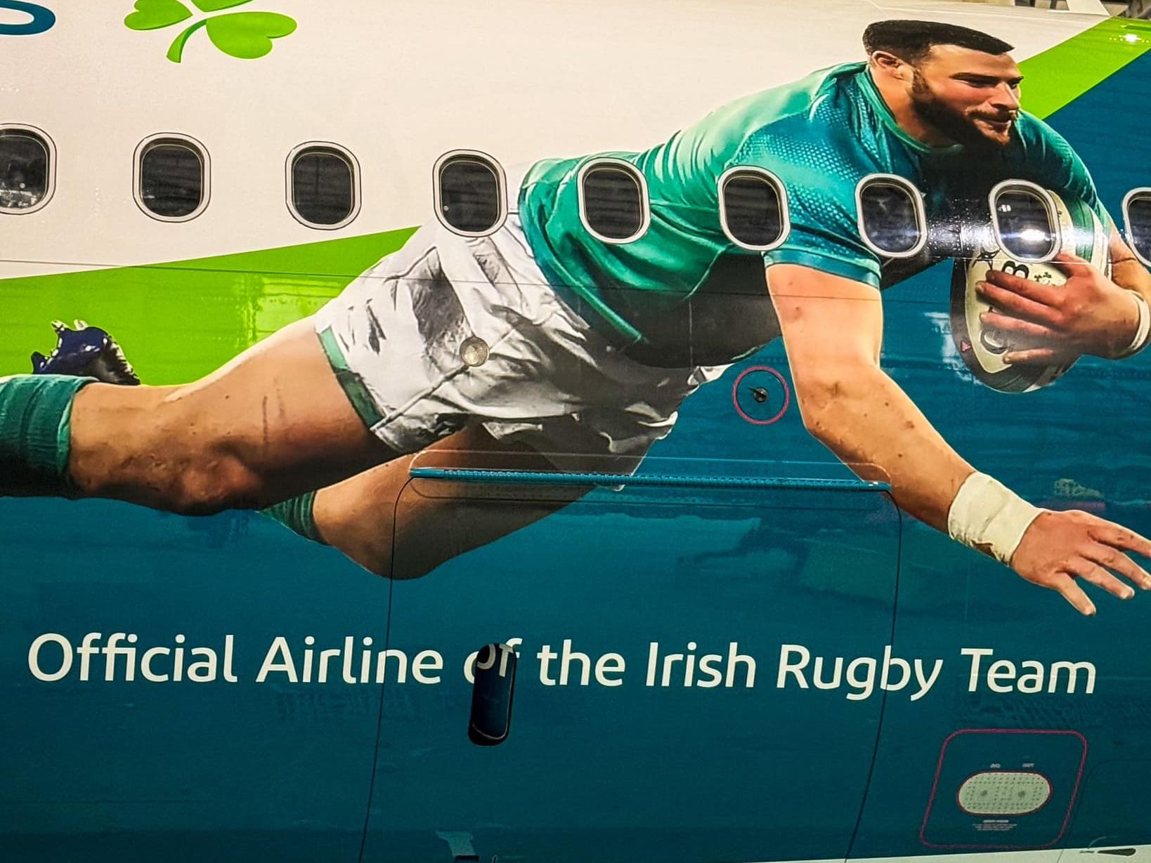 Aer Lingus Repaints Airbus A320 With New Irish Rugby Livery