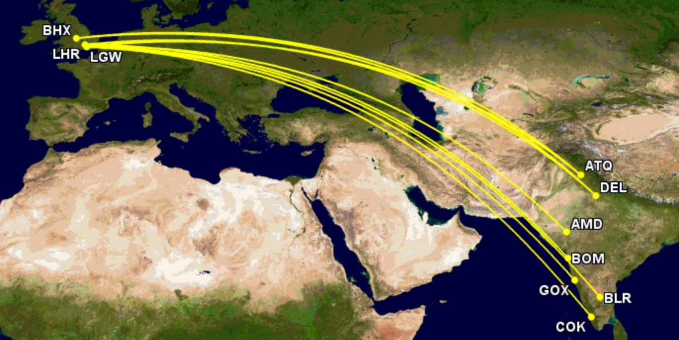 9th UK Route: Air India Adds Boeing 787 Flights From Bangalore To ...