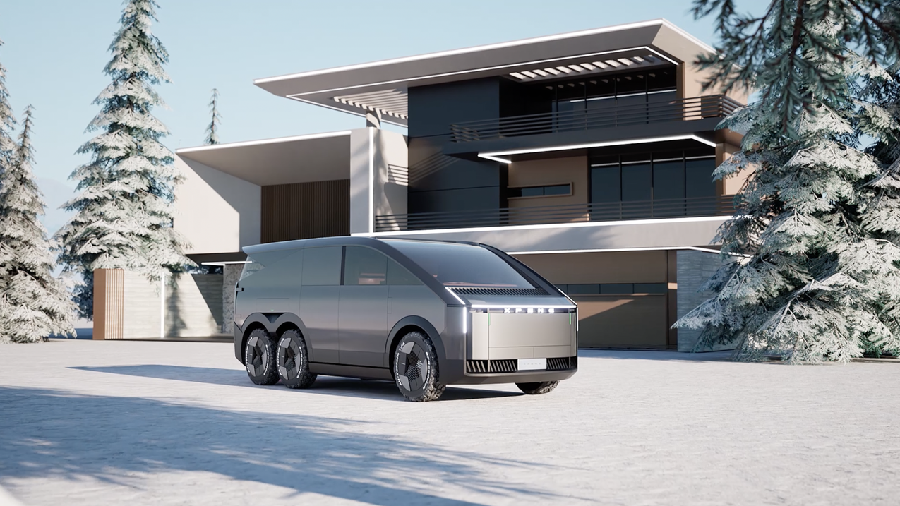 This Futuristic Truck Comes Complete With A Personal eVTOL In The Back