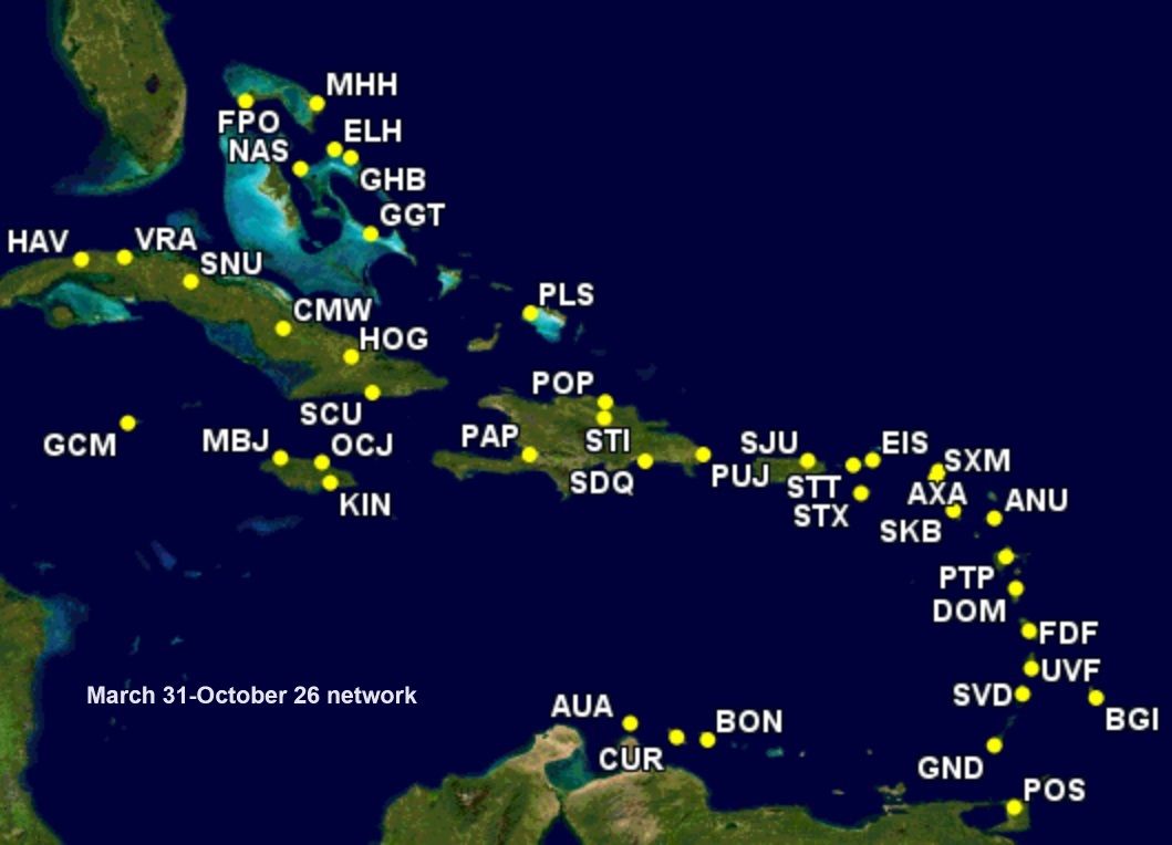American Airlines Breaks Sunny Record With 41 Caribbean Destinations