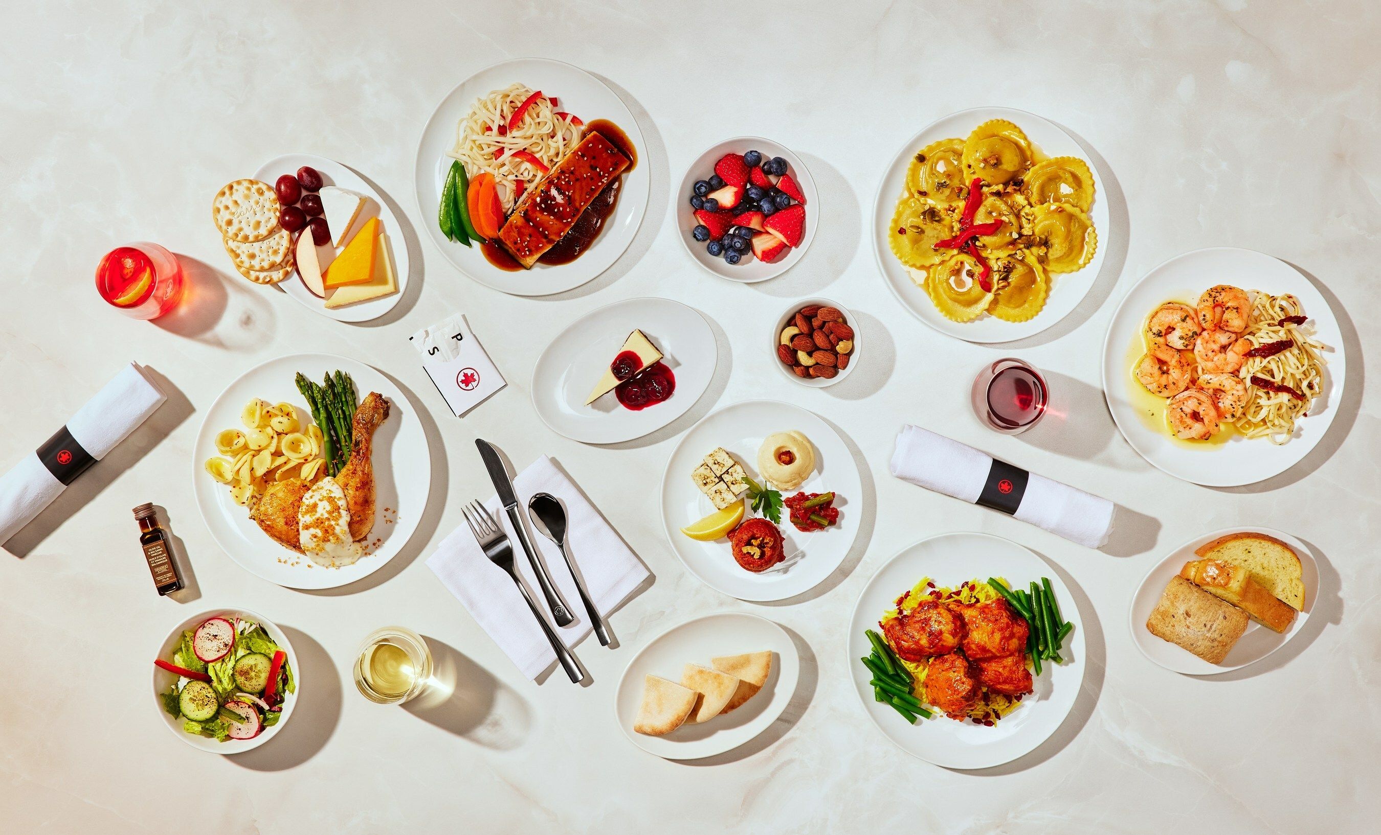 Air Canada Introduces Mass Onboard Menu Overhaul With 100+ Recipes