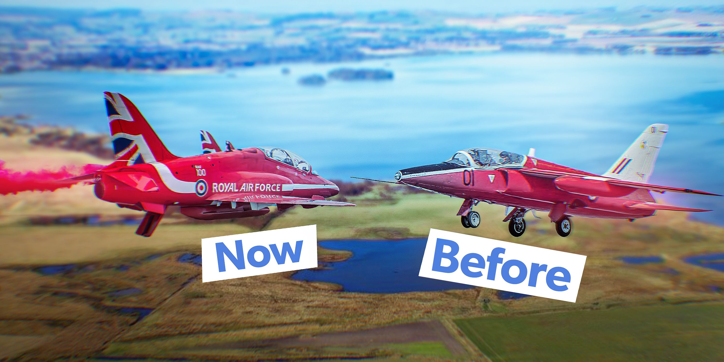 History: Which Aircraft Did The Red Arrows Fly Before The BAE Systems Hawk?