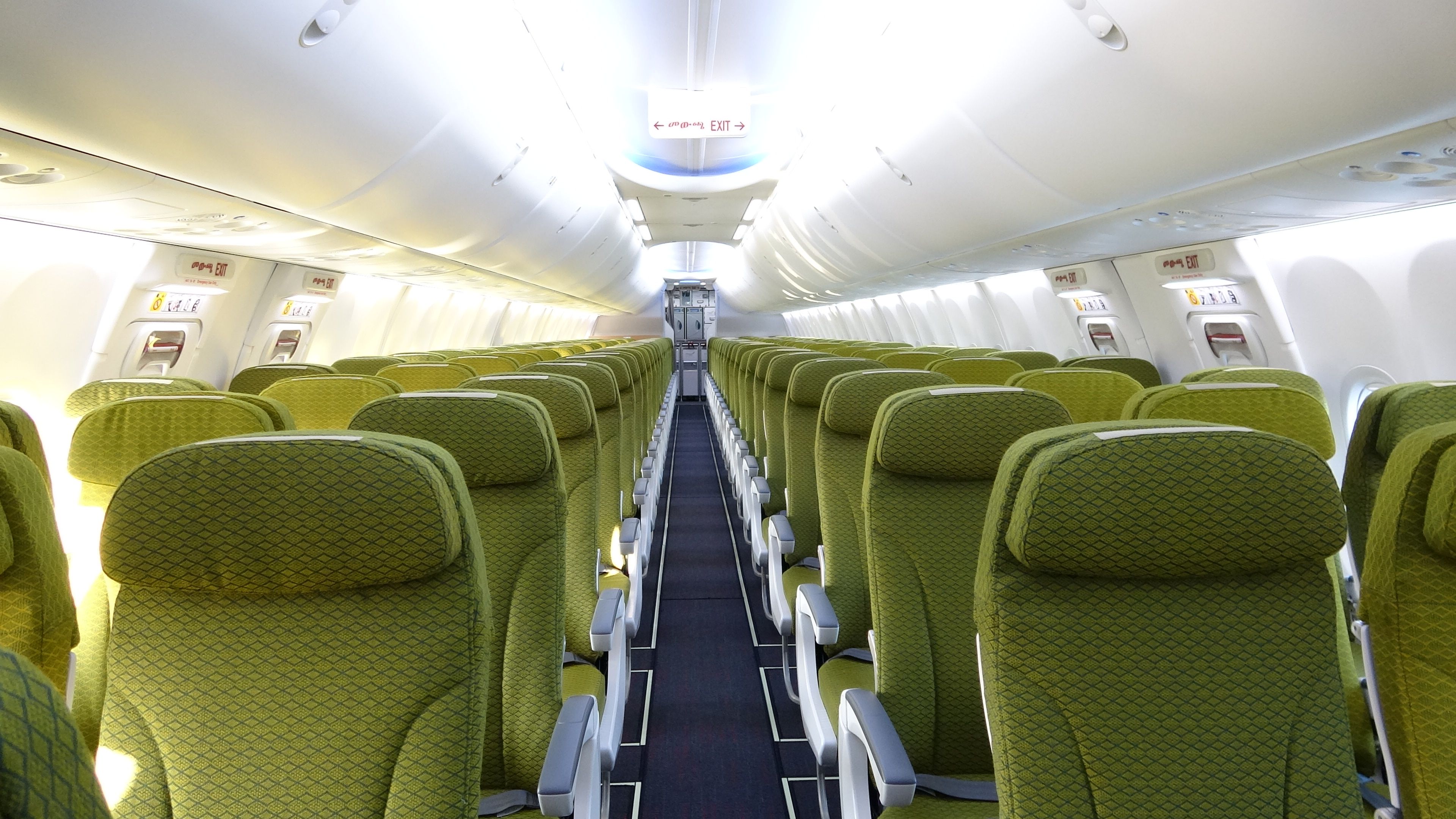 A Closer Look At Ethiopian Airlines New Single Class 737 MAX 8 Cabins
