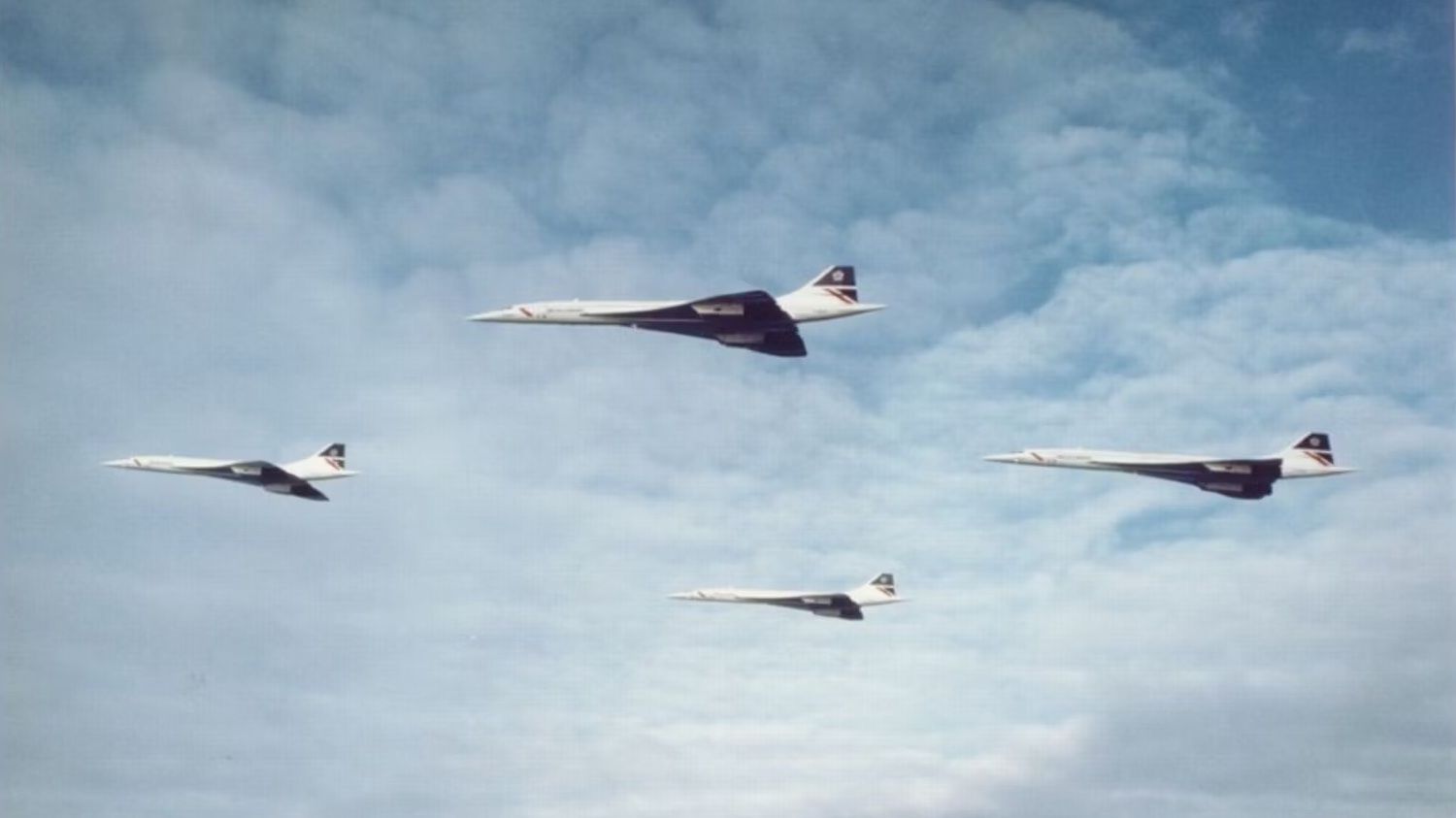 Throwback: When Four British Airways Concordes Flew In Formation