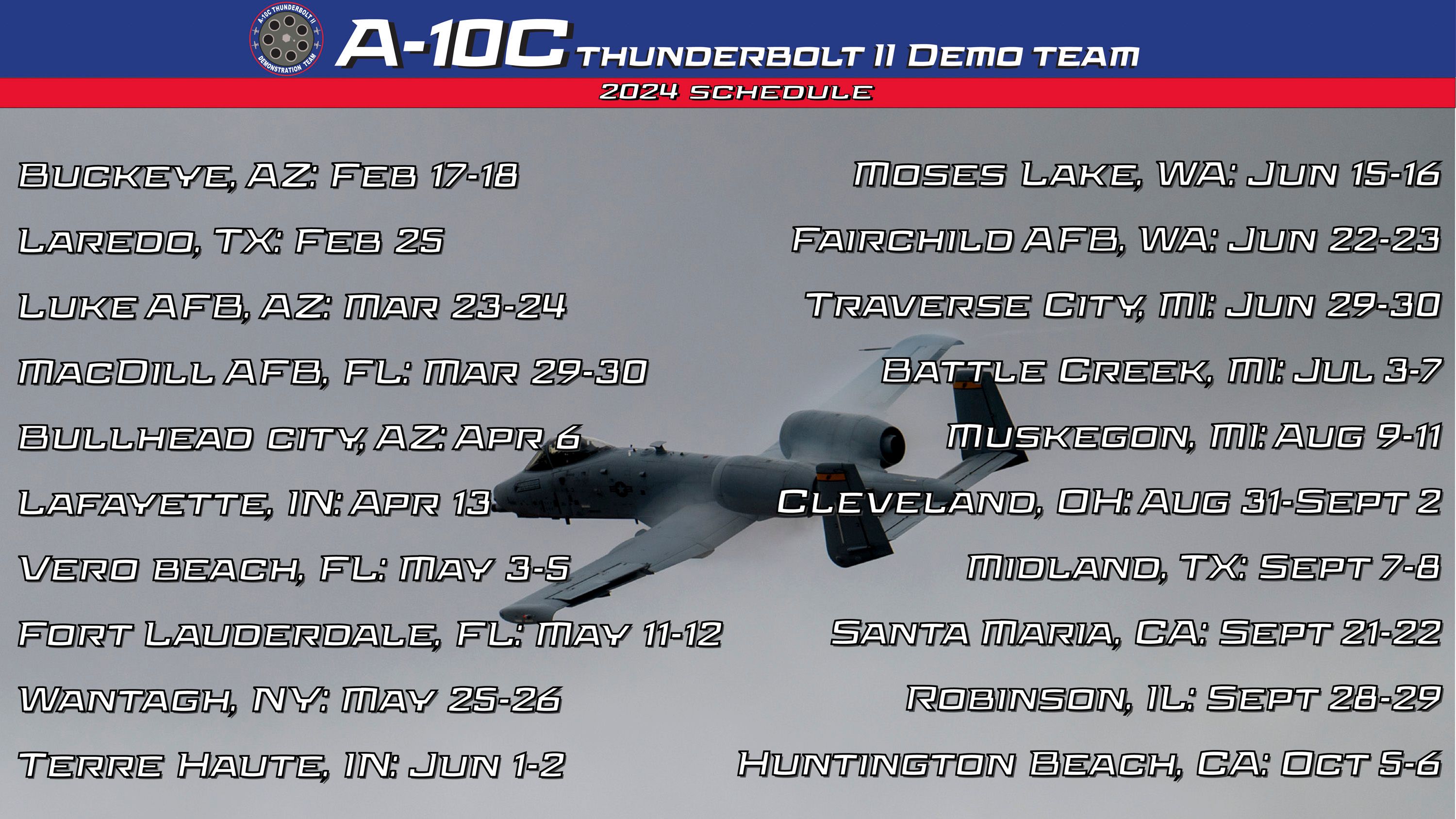 Last Call For Warthog A-10C Demo Team At Davis-Monthan Air Force Base