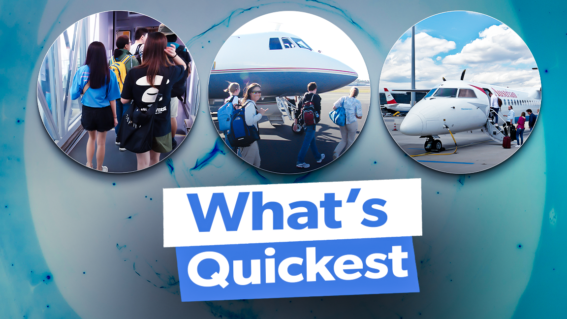 What Is The Fastest Way To Get Everyone Onboard An Aircraft?