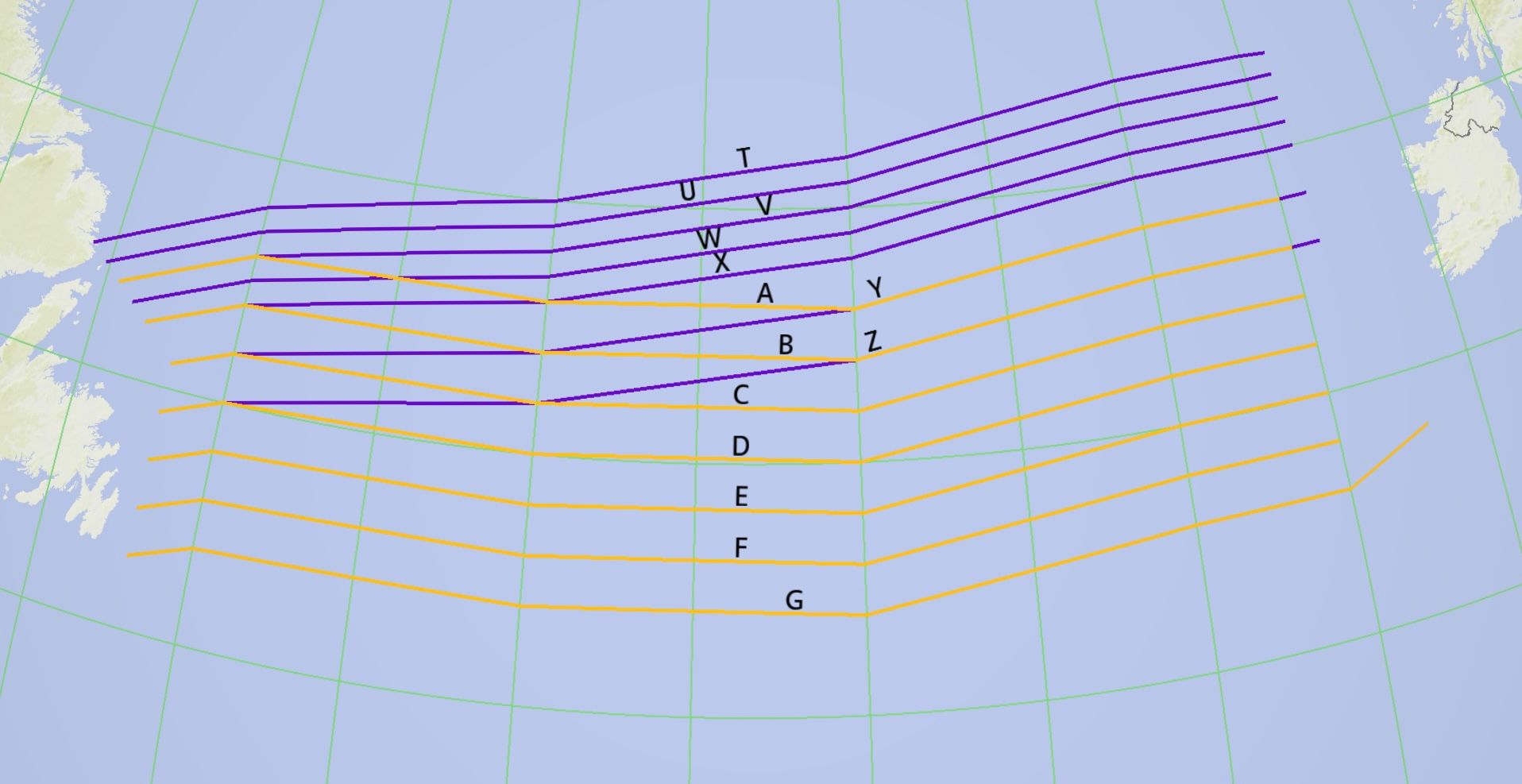 Flying The Tracks: How Commercial Airliners Cross The North Atlantic Ocean