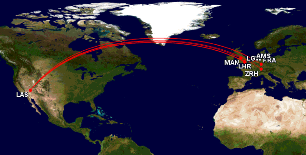 These Are The Airlines That Fly From Las Vegas Harry Reid International ...