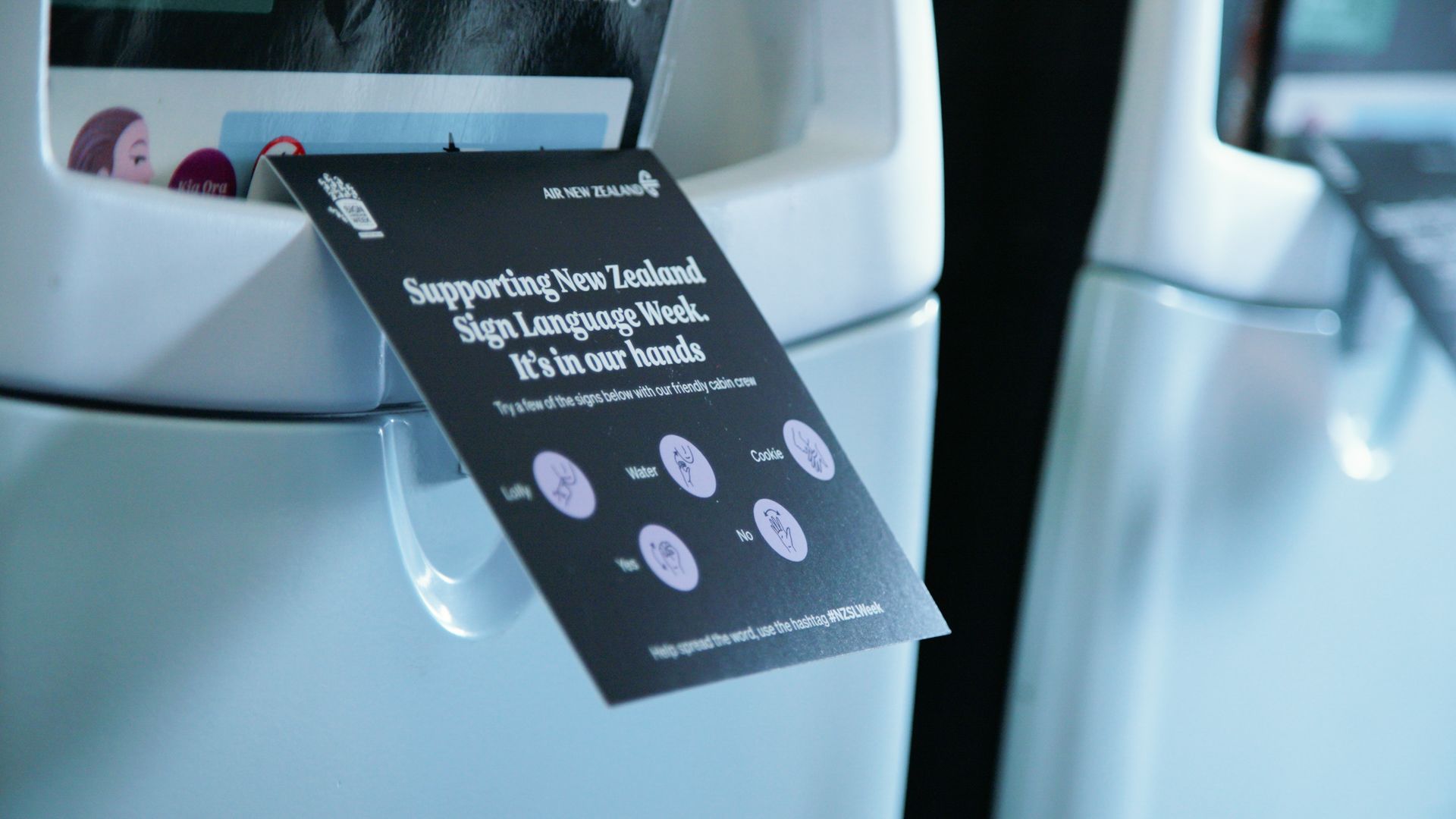 Air New Zealand Airbus A320 Crew Use Sign Language On Auckland Flight