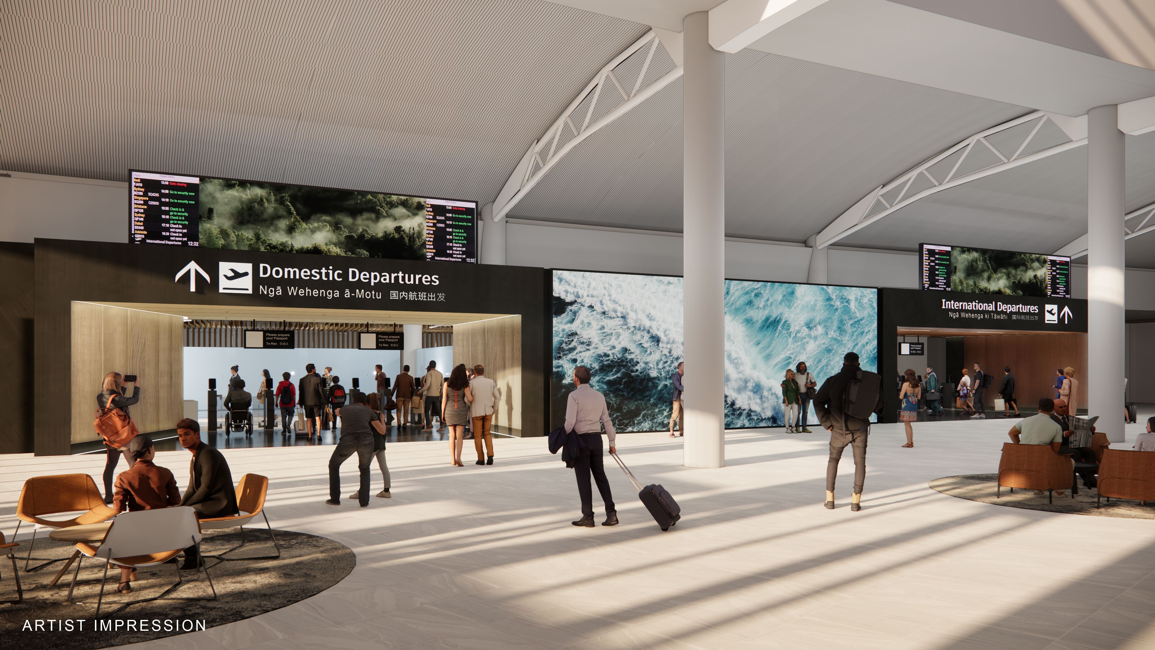 First Look: Inside Auckland Airport's Stunning New Domestic Terminal