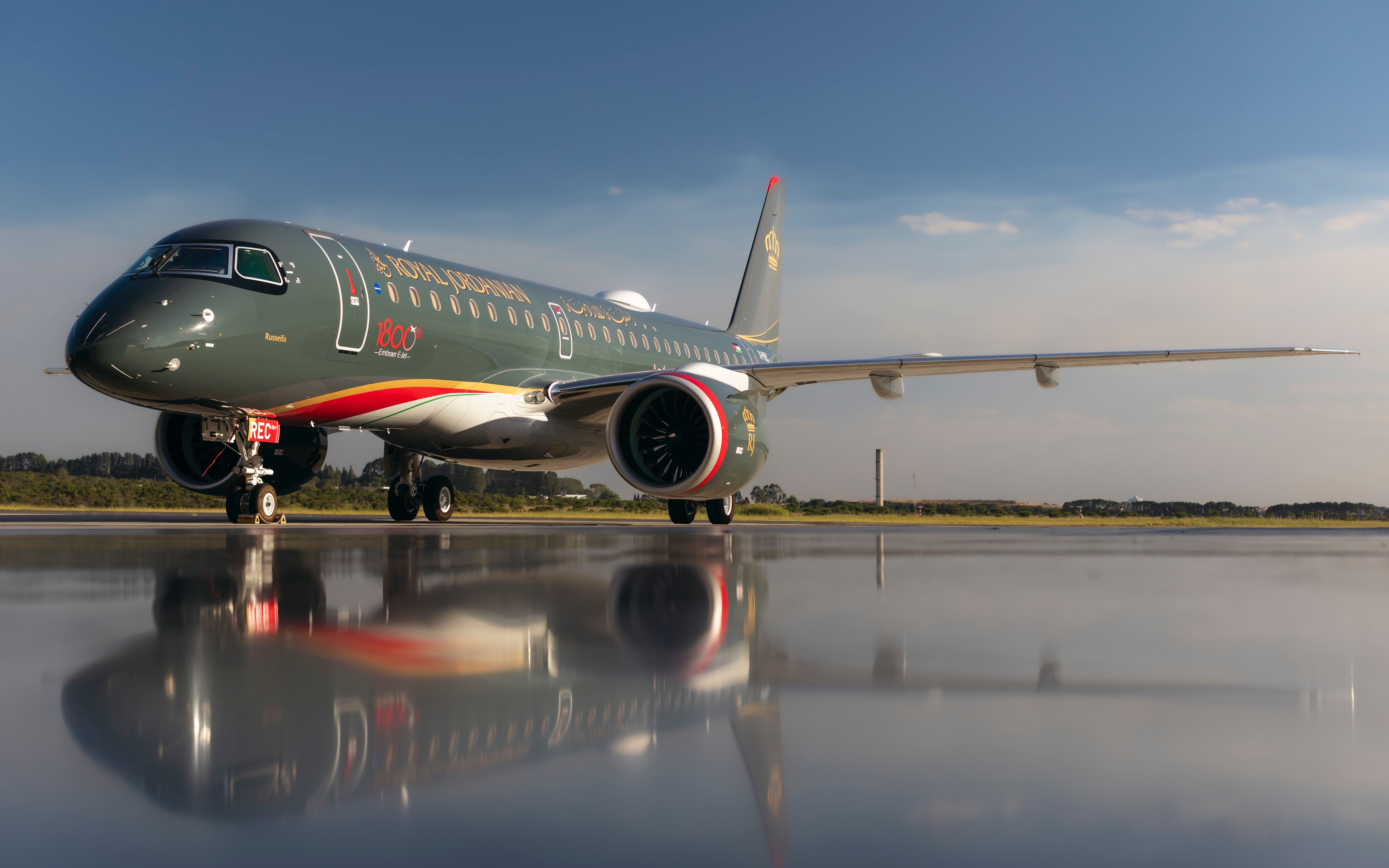 Embraer Celebrates The Delivery Of Its 1,800th E-Jet To Royal Jordanian ...