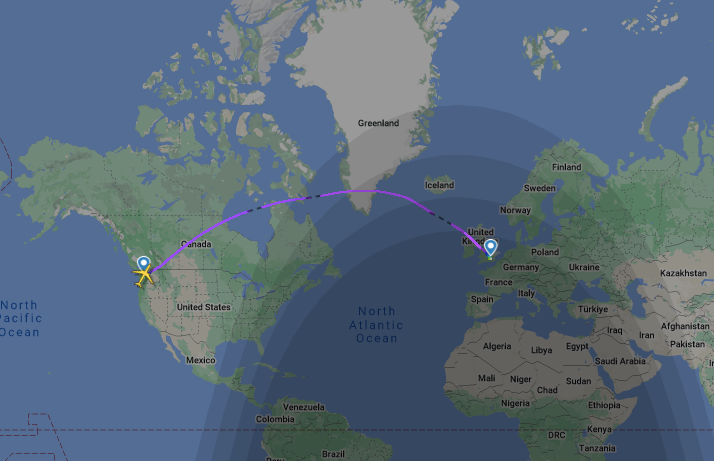 Why Do Transatlantic Flights Pass Over Greenland?