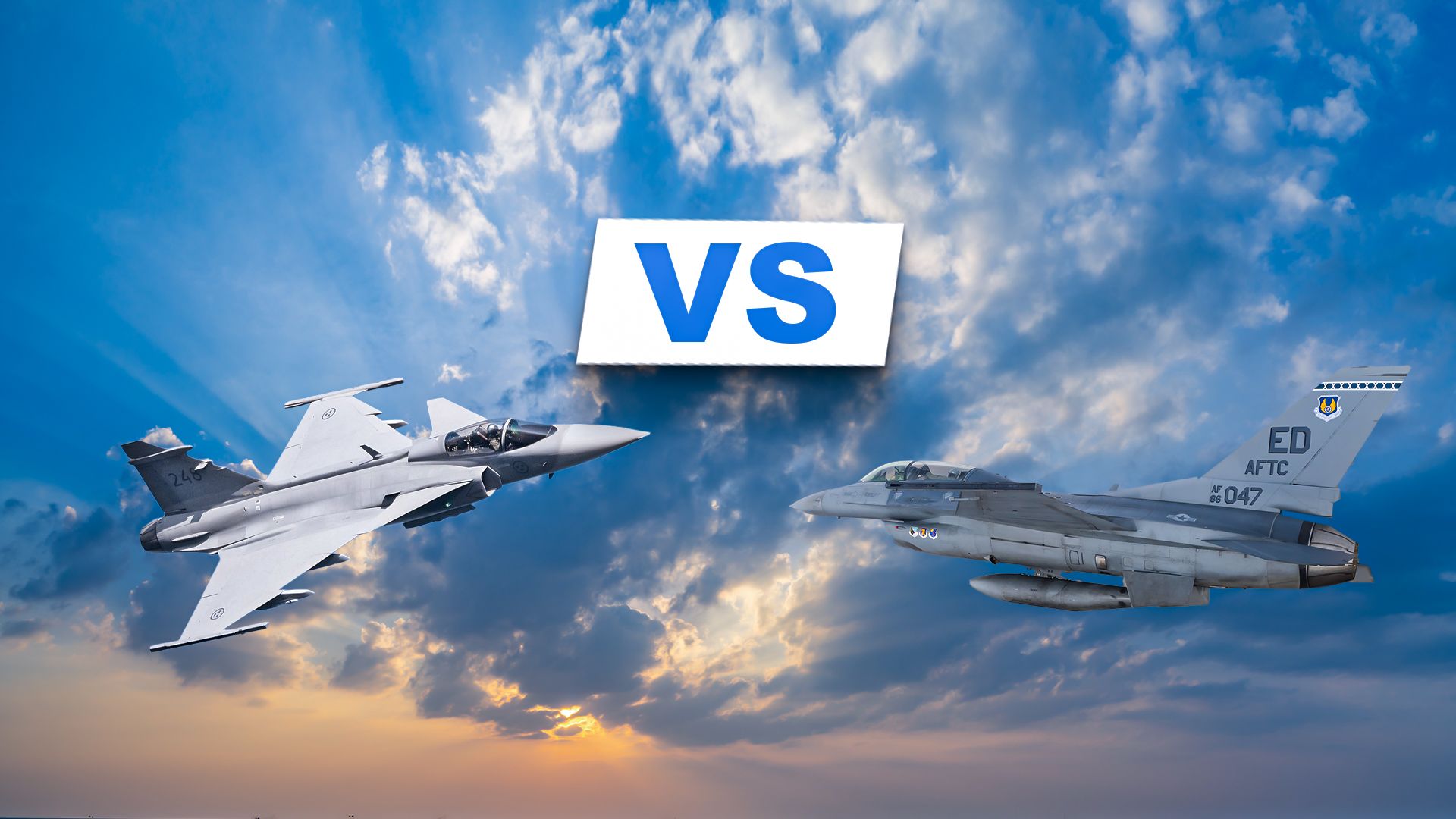 JAS 39 Gripen E vs F-16 Fighting Falcon: How Do The Multirole Fighters ...