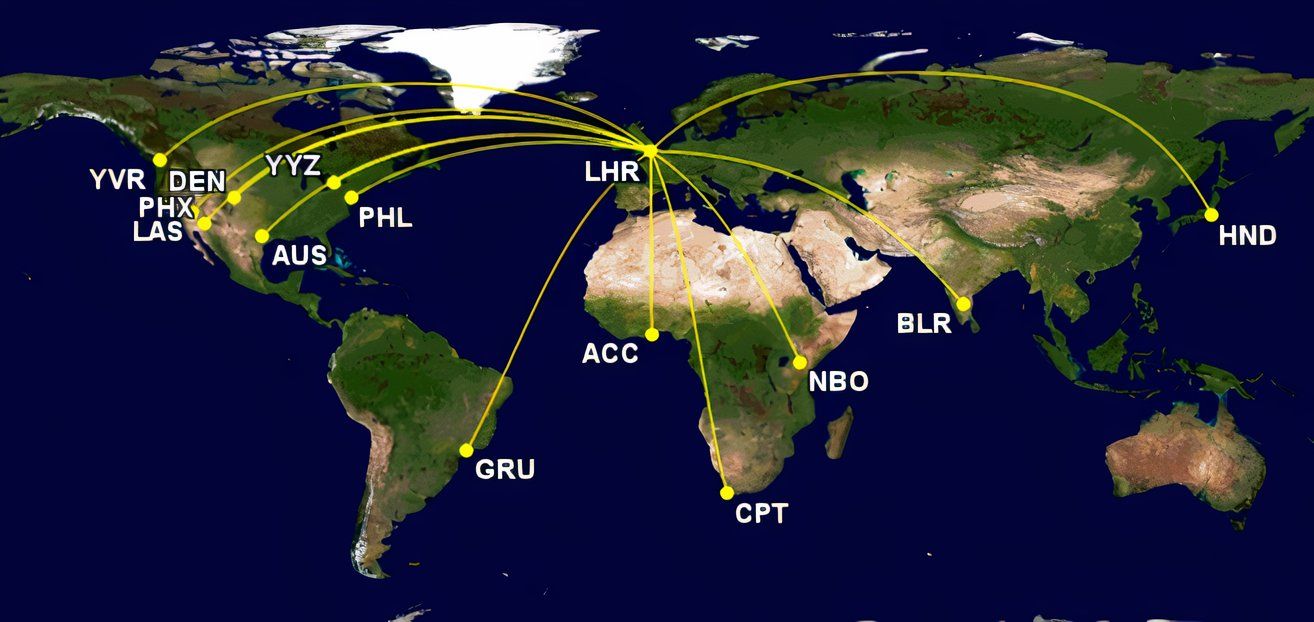 13 Routes: Where British Airways Will Fly Its Airbus A350 This Summer