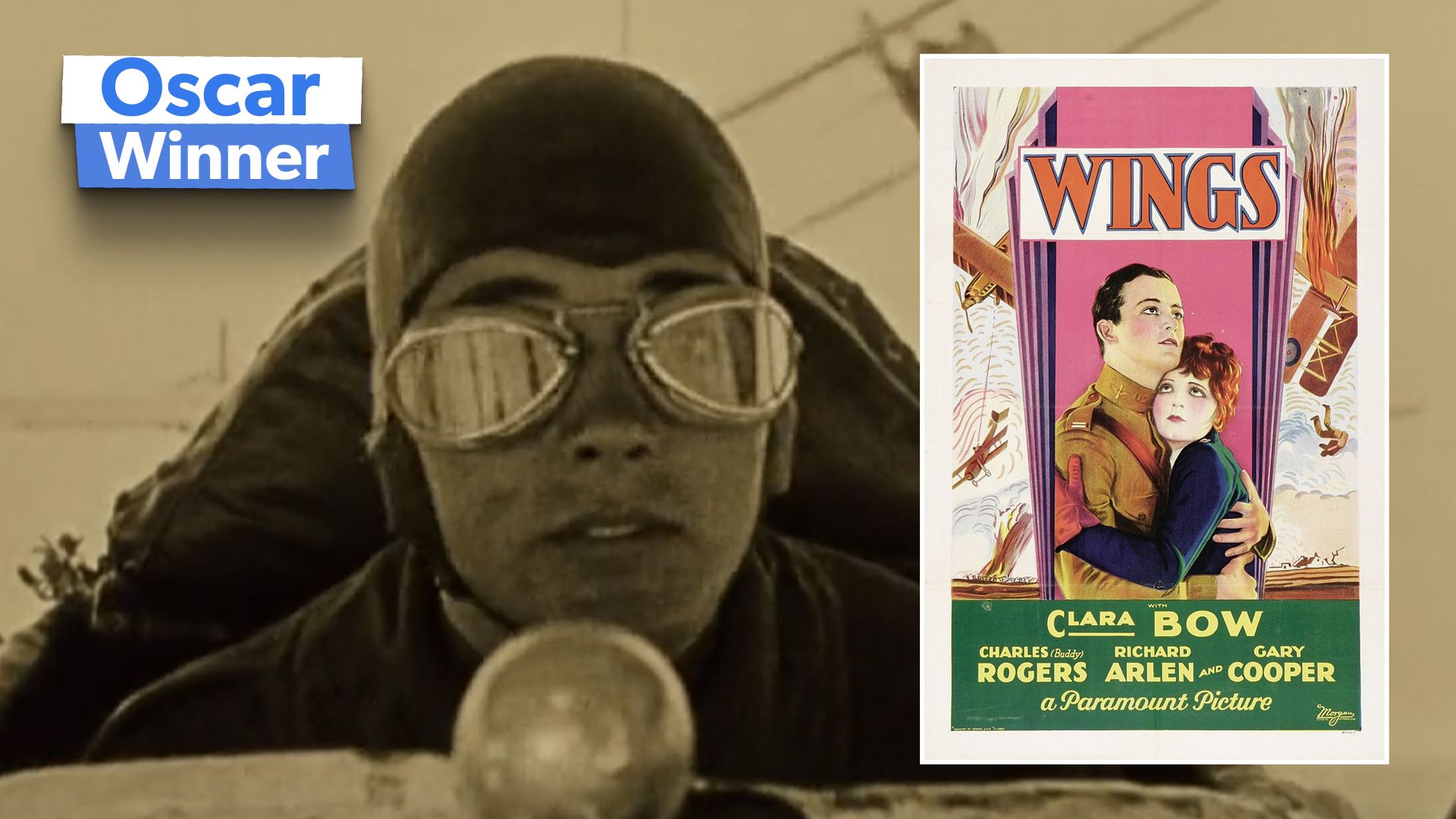 1927 Oscar Winner "Wings": The Ultimate WWI Aerial Combat Film Of All Time
