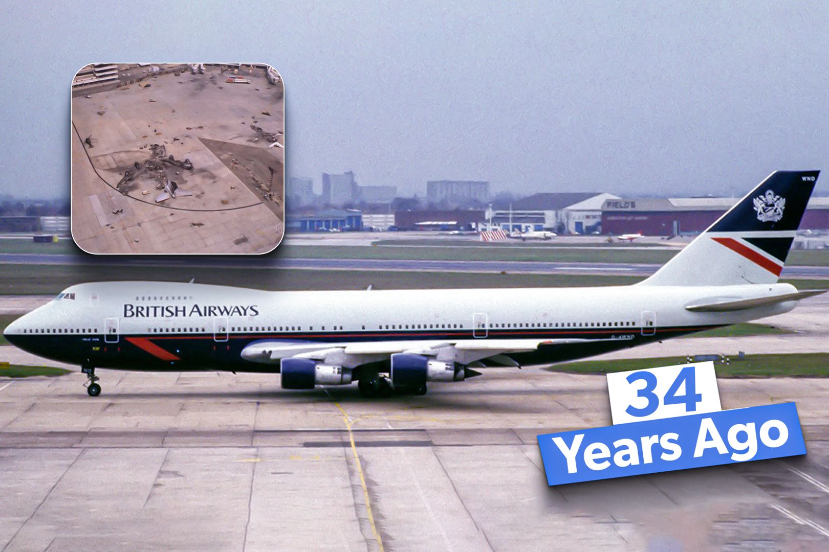 British Airways' Last Airbus A380 Leaves Chateauroux