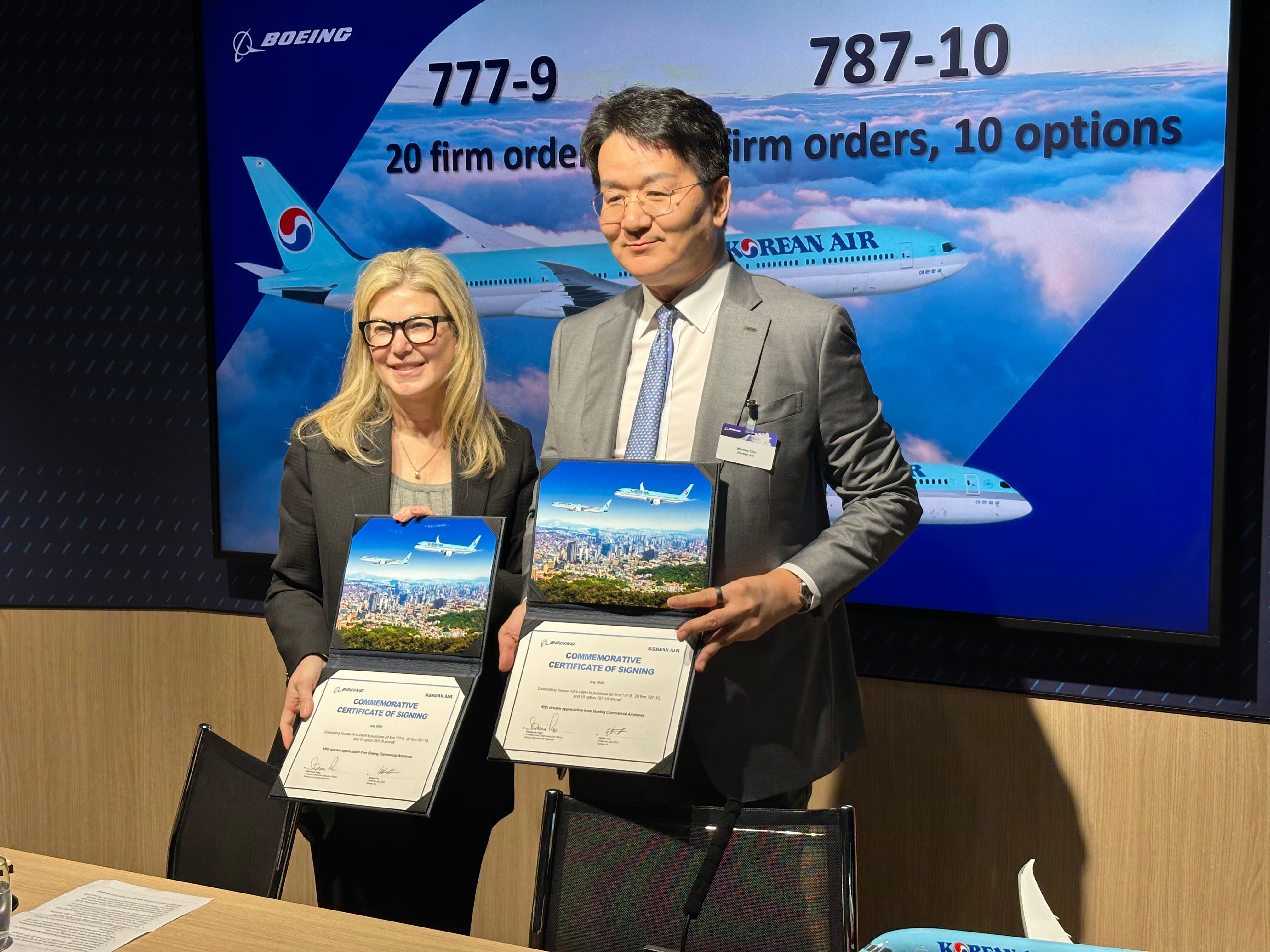 Korean Air Boosts Boeing With Order Of 20 777X And 30 787 Dreamliners ...
