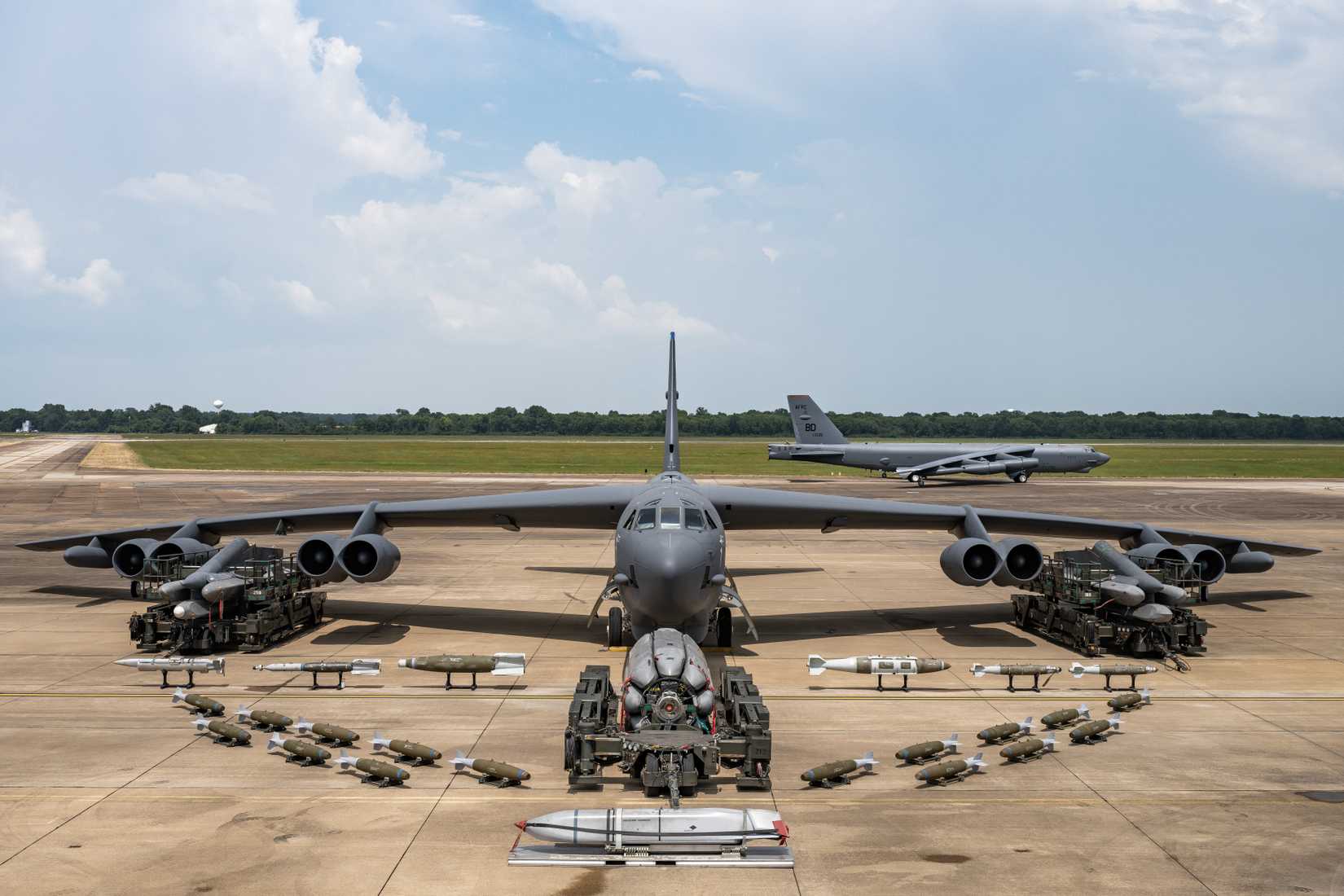 The US Air Force Bases Assigned B-52H Bombers