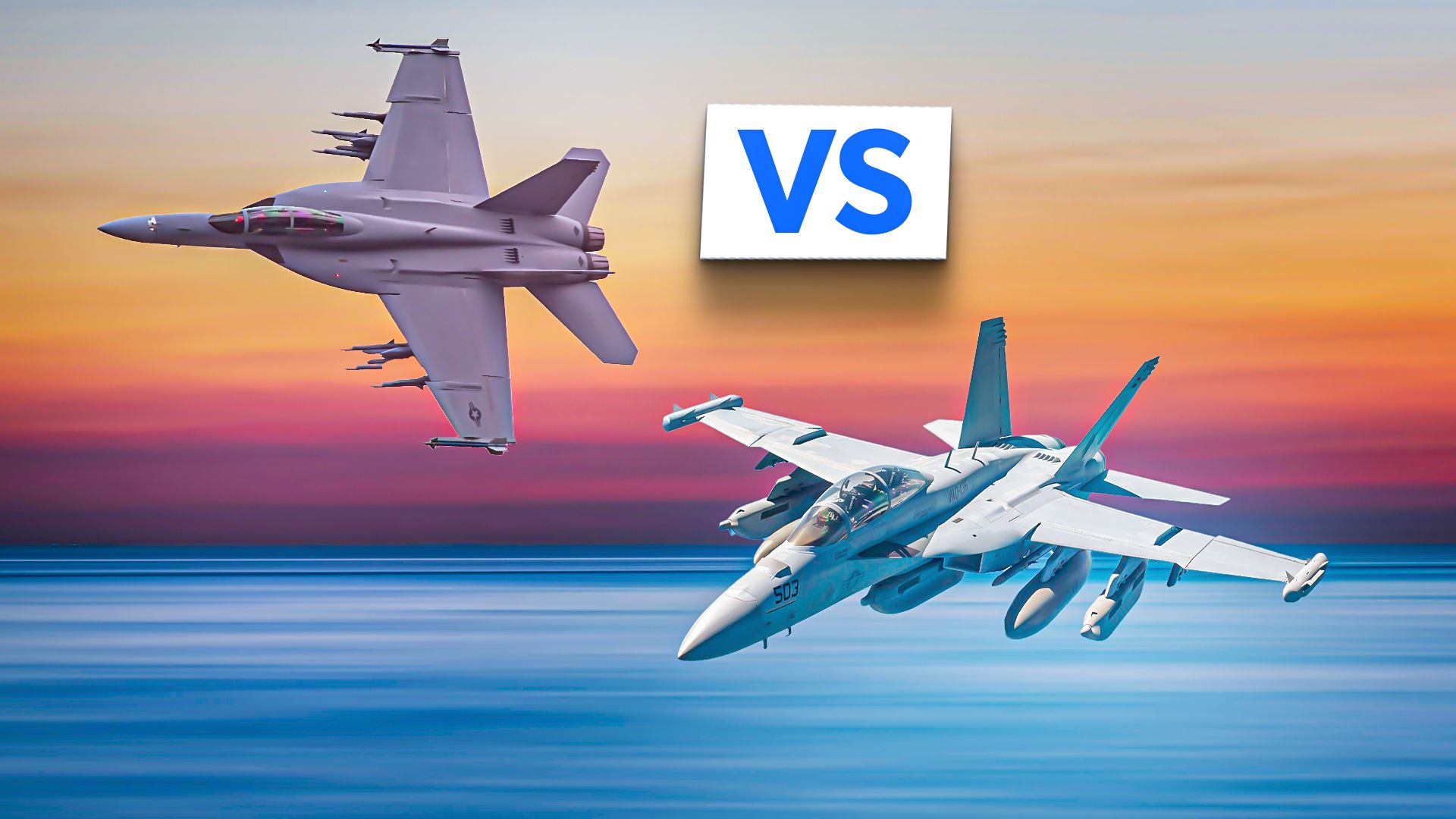 What Are The Differences Between The US Navy EA-18 Growler & F/A-18F ...