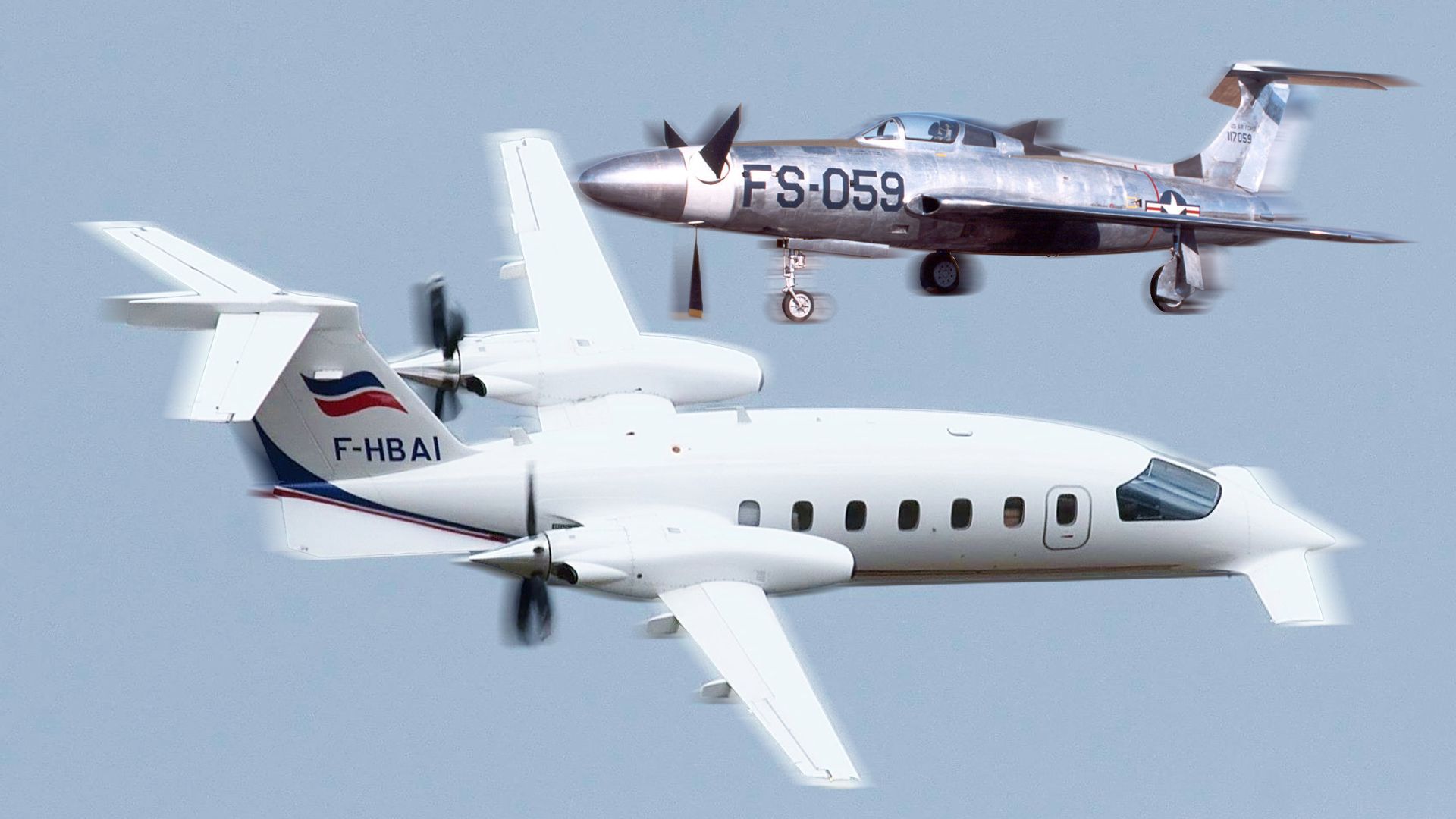 Unique Prop Driven Airplanes