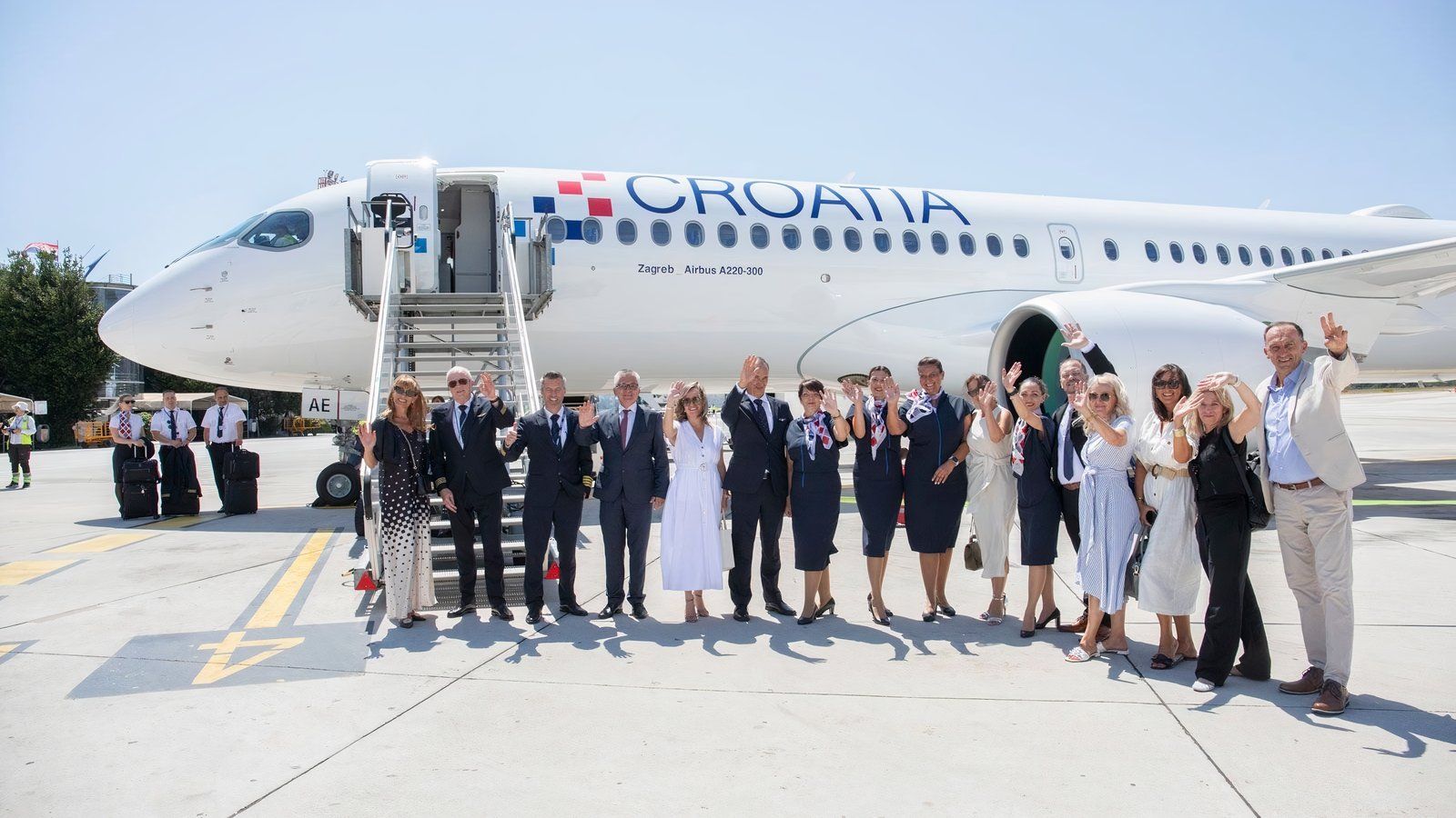 Croatia Airlines’ 1st Airbus A220 Enters Service