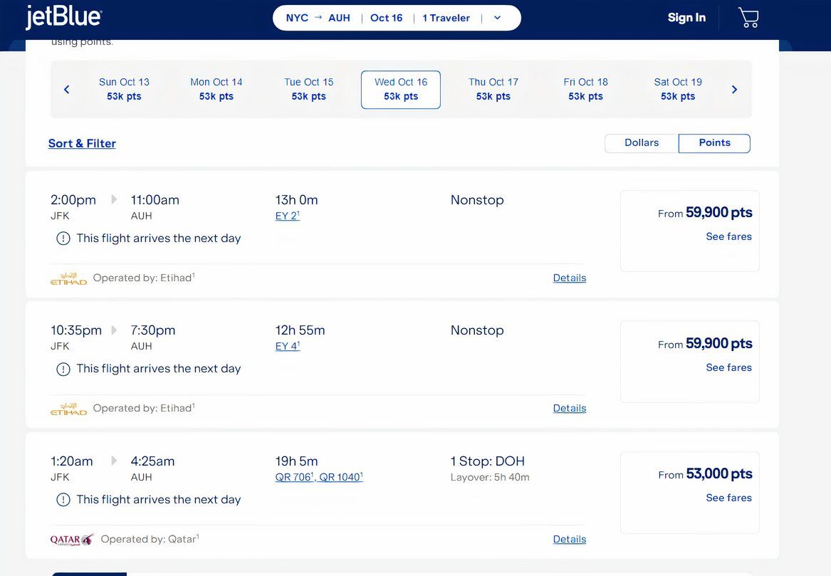 How To Spend JetBlue TrueBlue Points