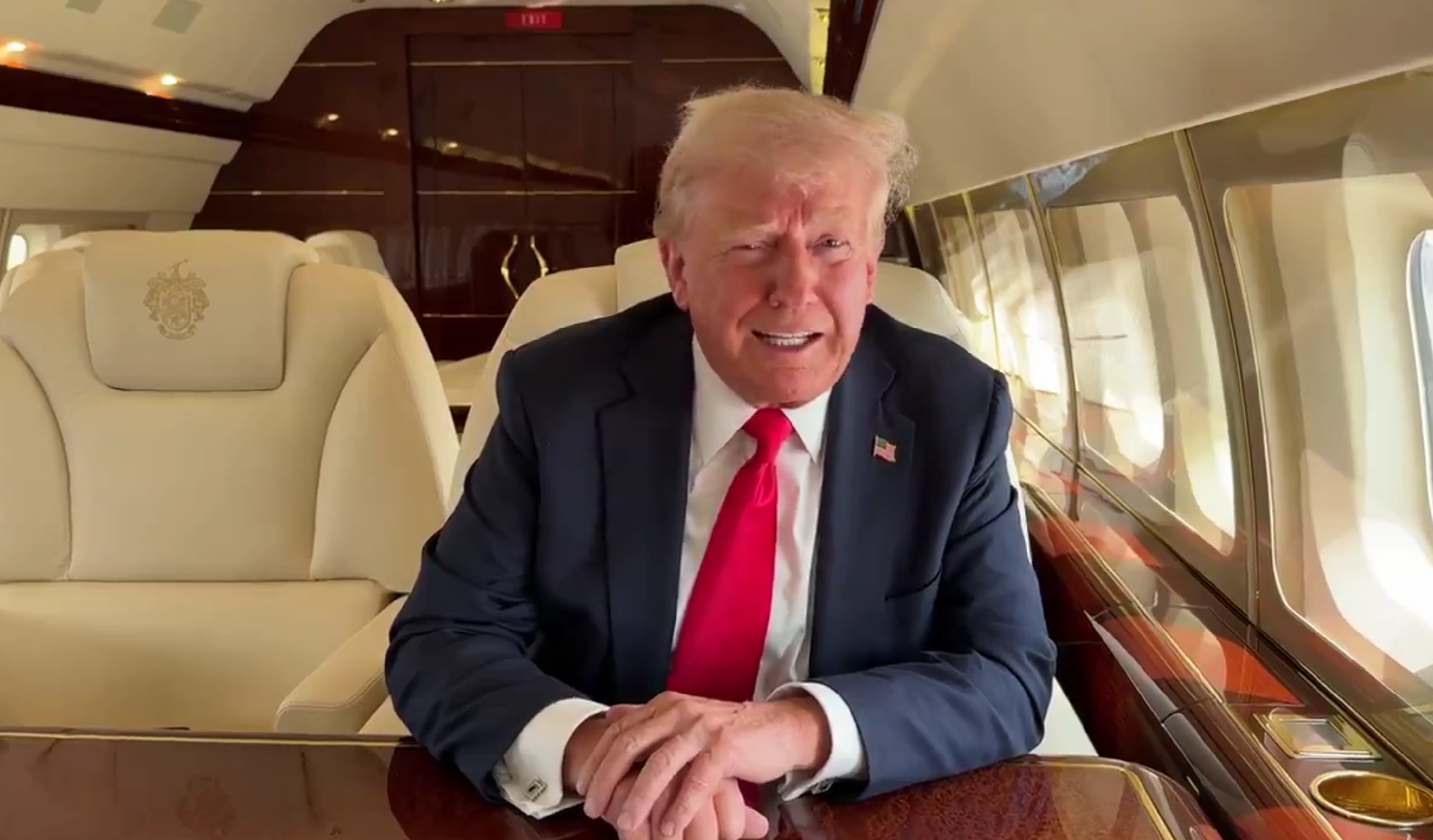 Donald Trump's Boeing 757 Diverts In Montana Following Mechanical Issue