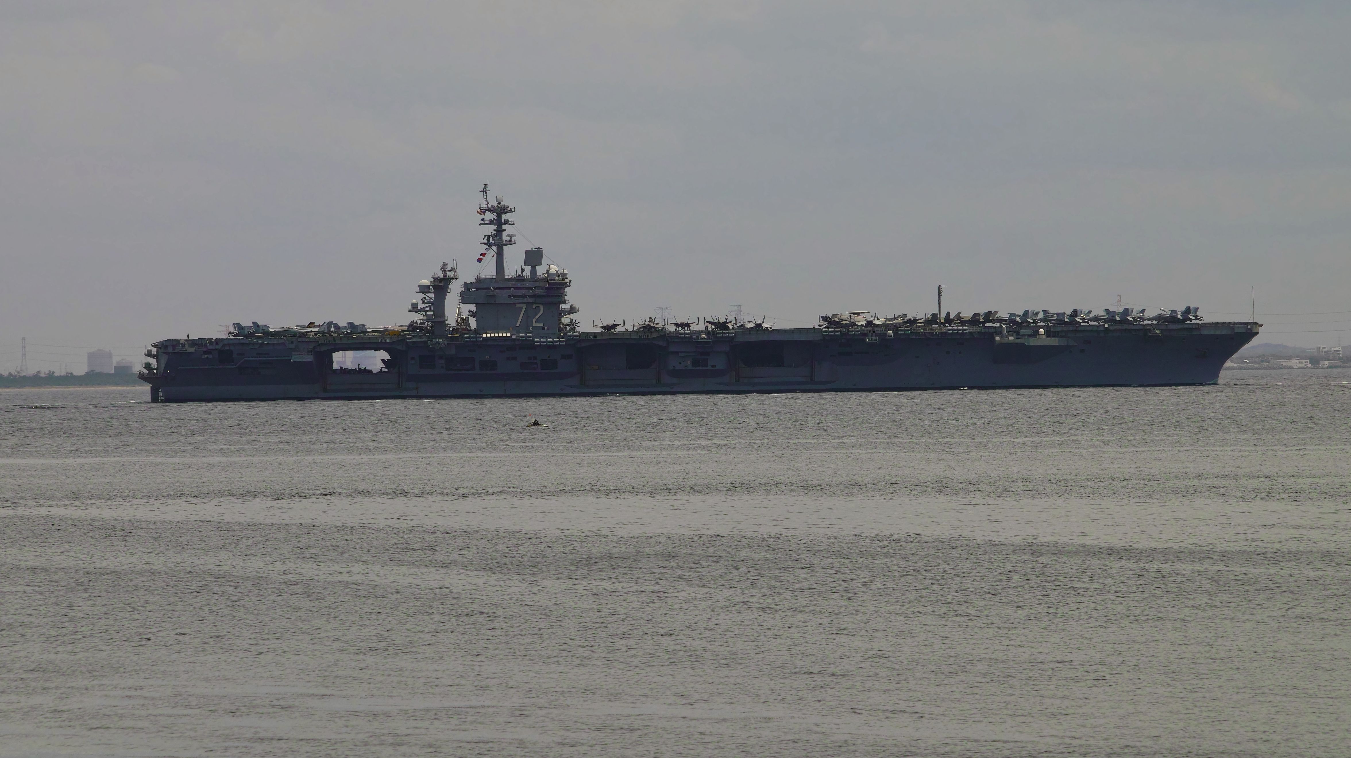 USS Abraham Lincoln Aircraft Carrier Arrives In Middle East Equipped ...