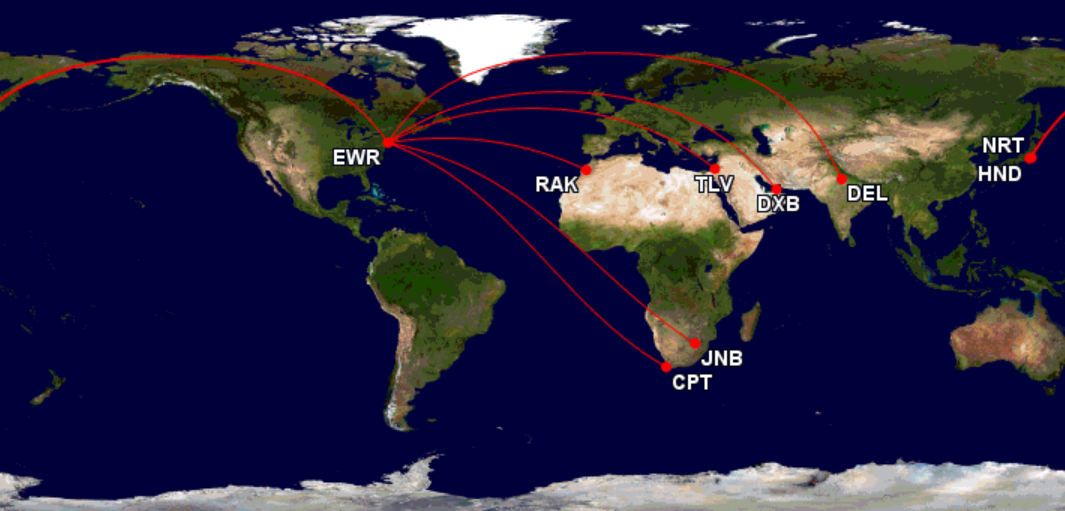 Examined: United Airlines' International Operations Out Of Newark