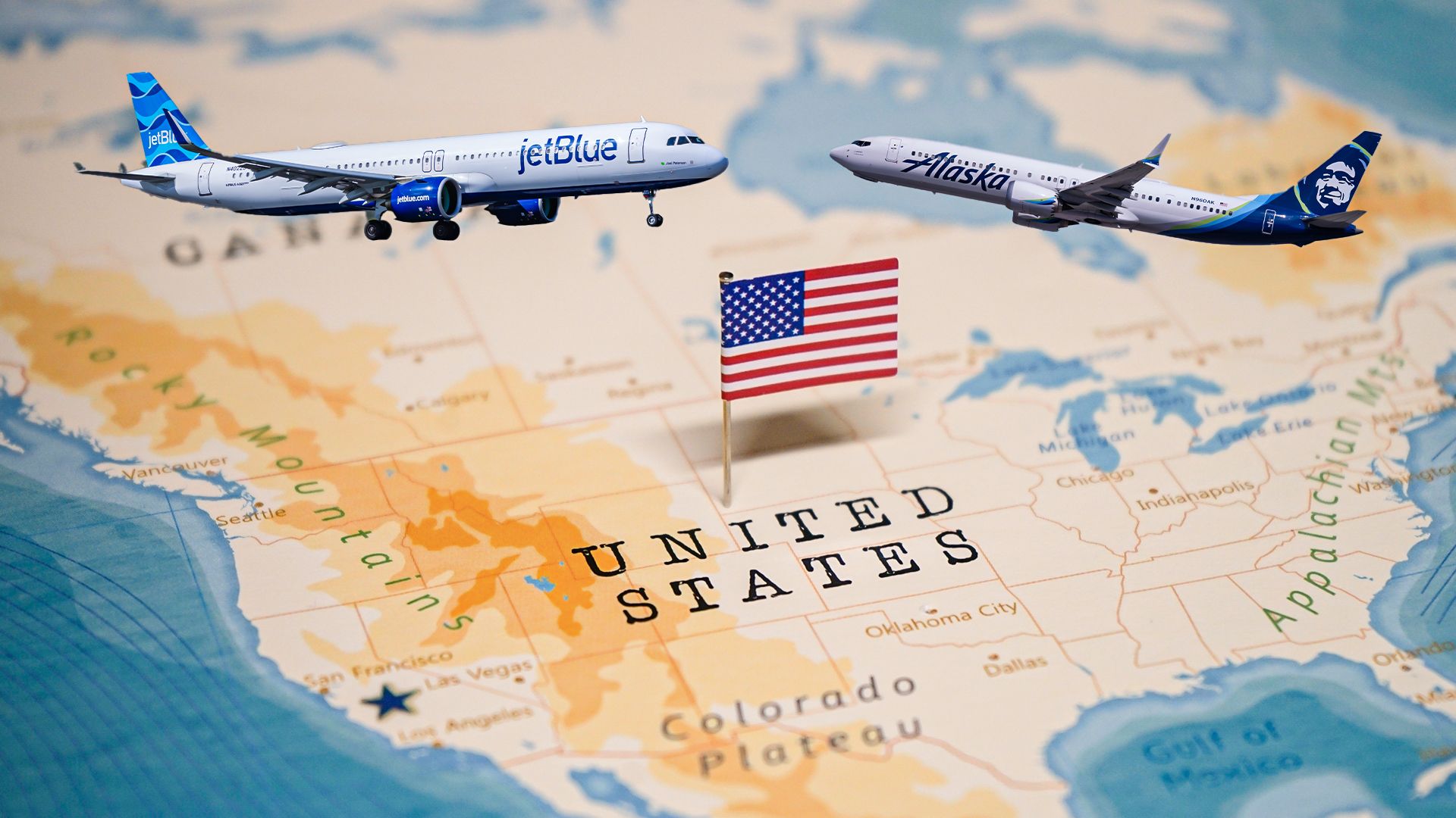 Which Airlines Fly Narrowbodies On Transcontinental Routes Between The ...