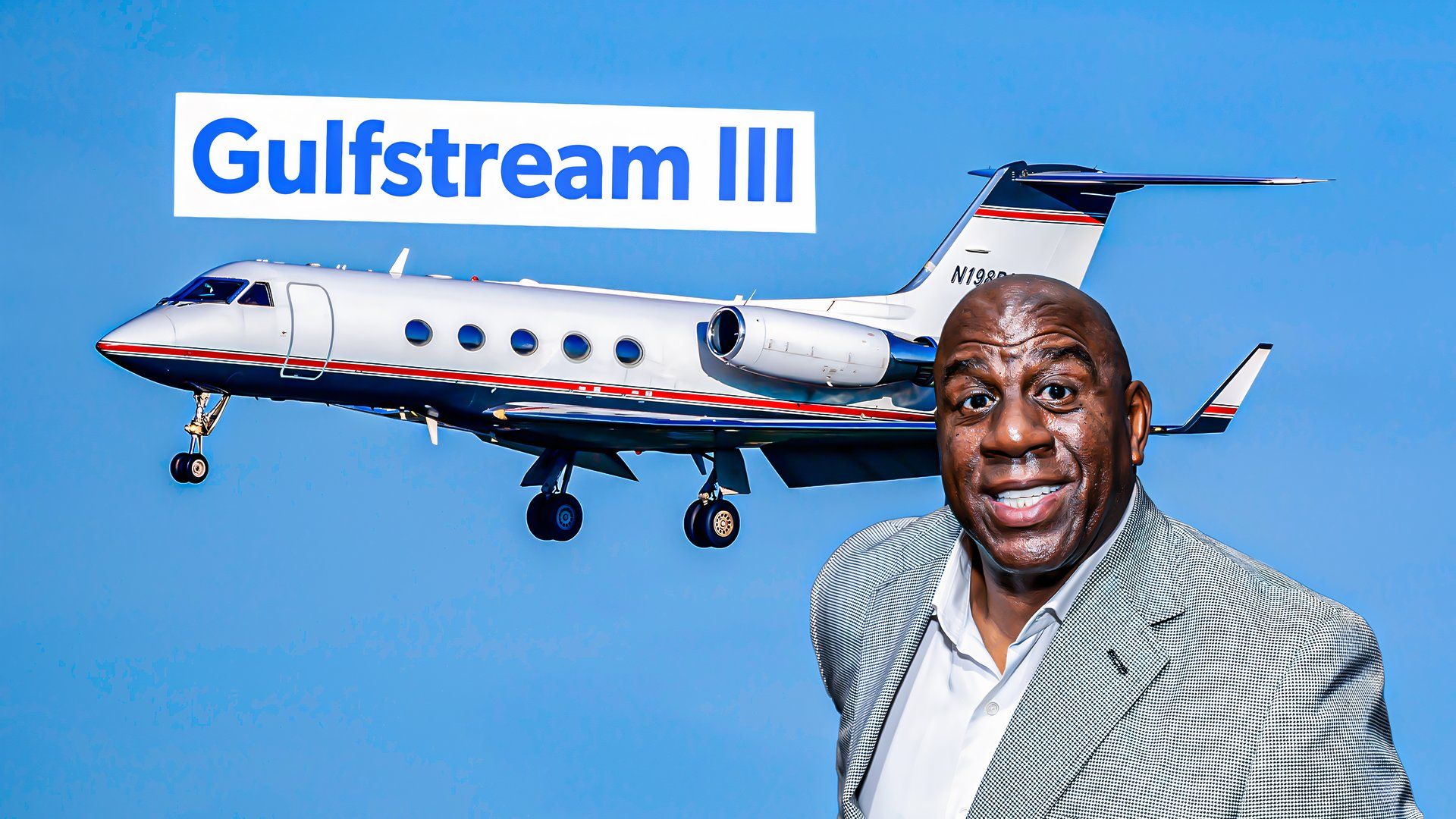 A Look At Magic Johnson’s Gulfstream III