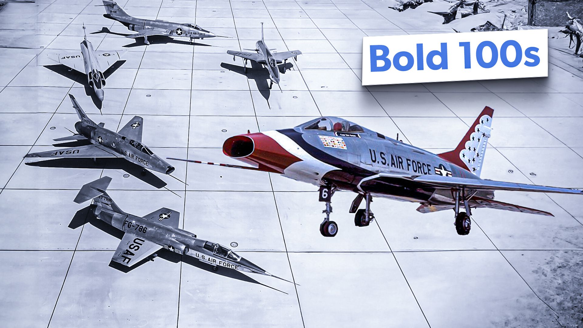 Los Bold 100: una breve historia de los aviones de combate Century Series de la Fuerza Aérea de ...