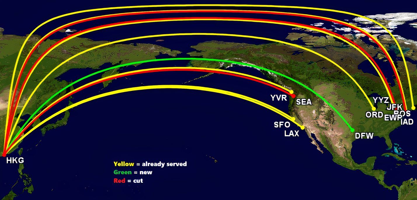 Cathay Pacific Plans 8 Routes & Up To 16 Daily US & Canada Flights Next ...