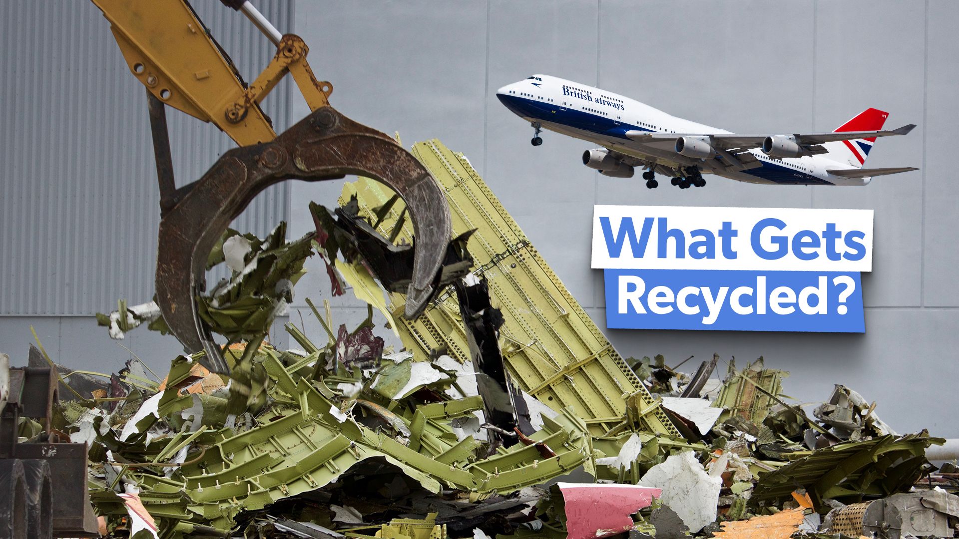 How Much Of An Aircraft Can Be Recycled?