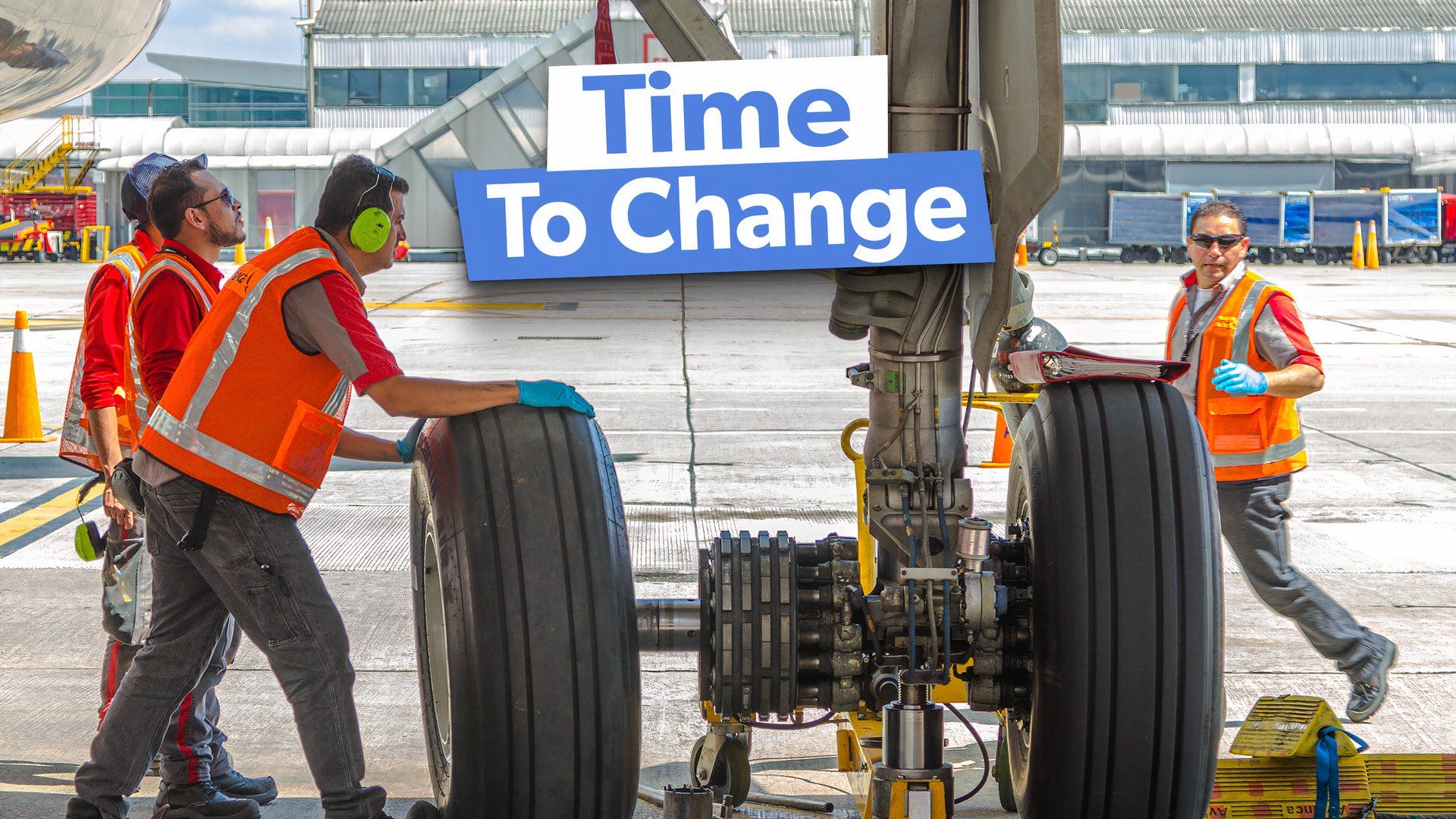How Are Aircraft Tires Changed?