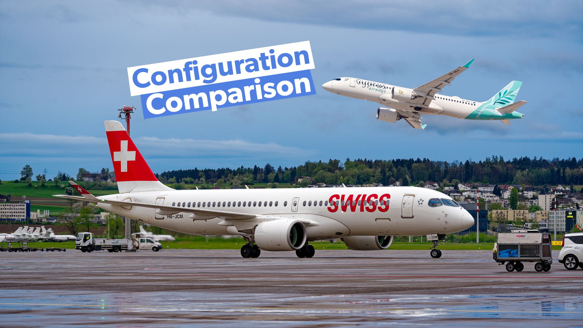Side By Side Comparison: How Airbus A220 Operators Have Configured ...