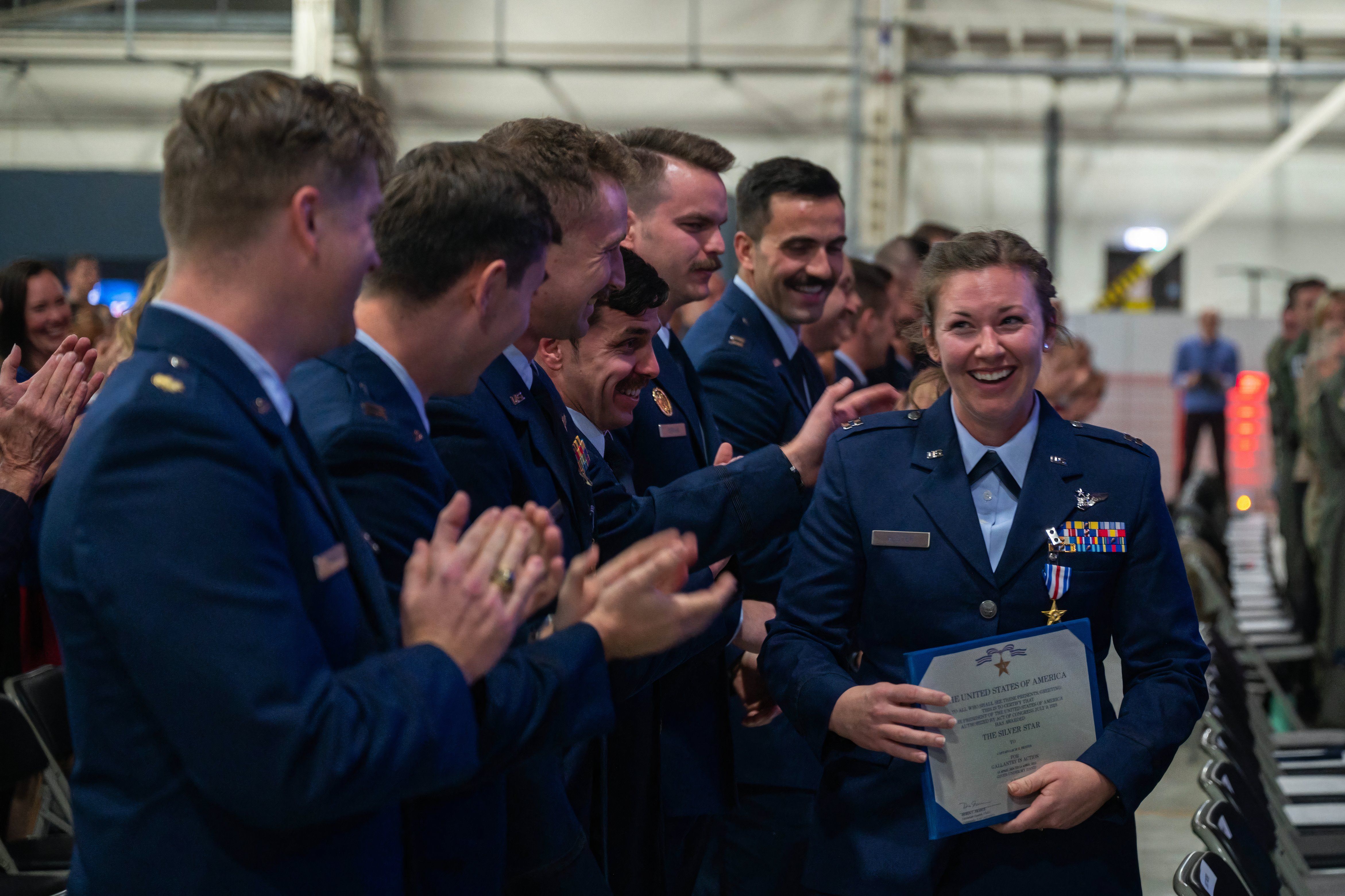 US Air Force Captain Is 1st Woman To Earn Silver Star
