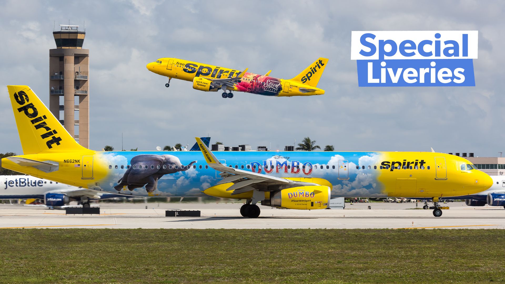 Which Spirit Airlines Planes Have Or Have Had Special Liveries?