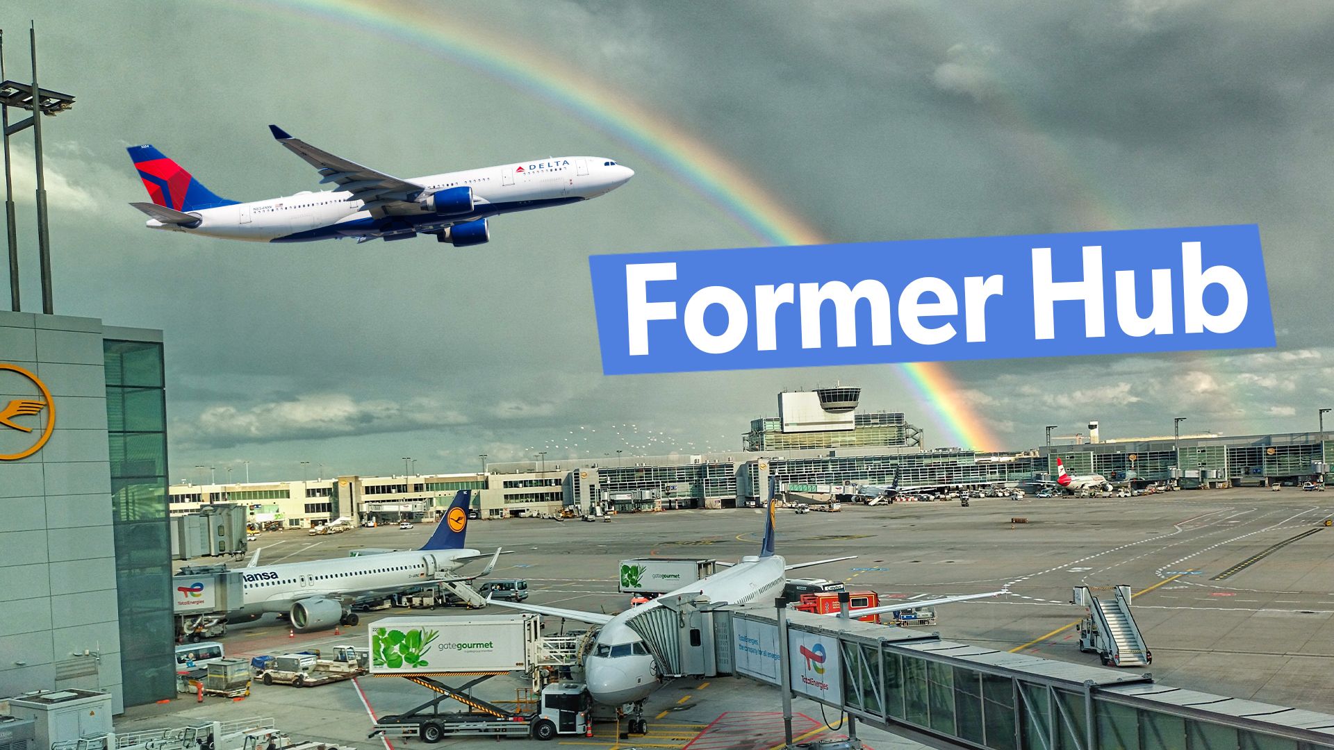 Did You Know Delta Air Lines Used To Have A Hub At Germany's Frankfurt ...